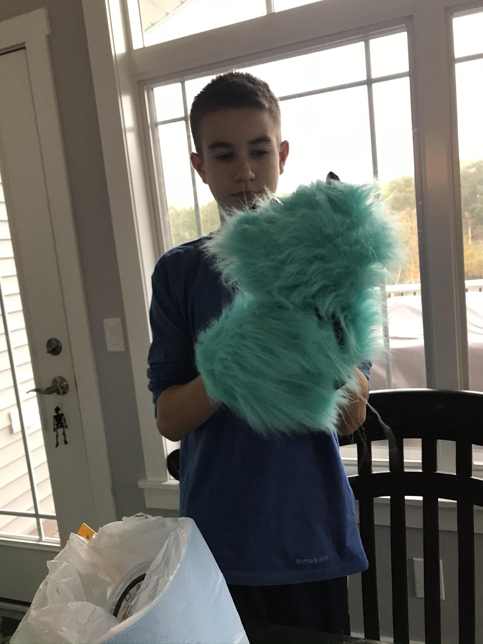Sulley (Trademark Disney) Monster Homemade Halloween Costume : 11 Steps ...