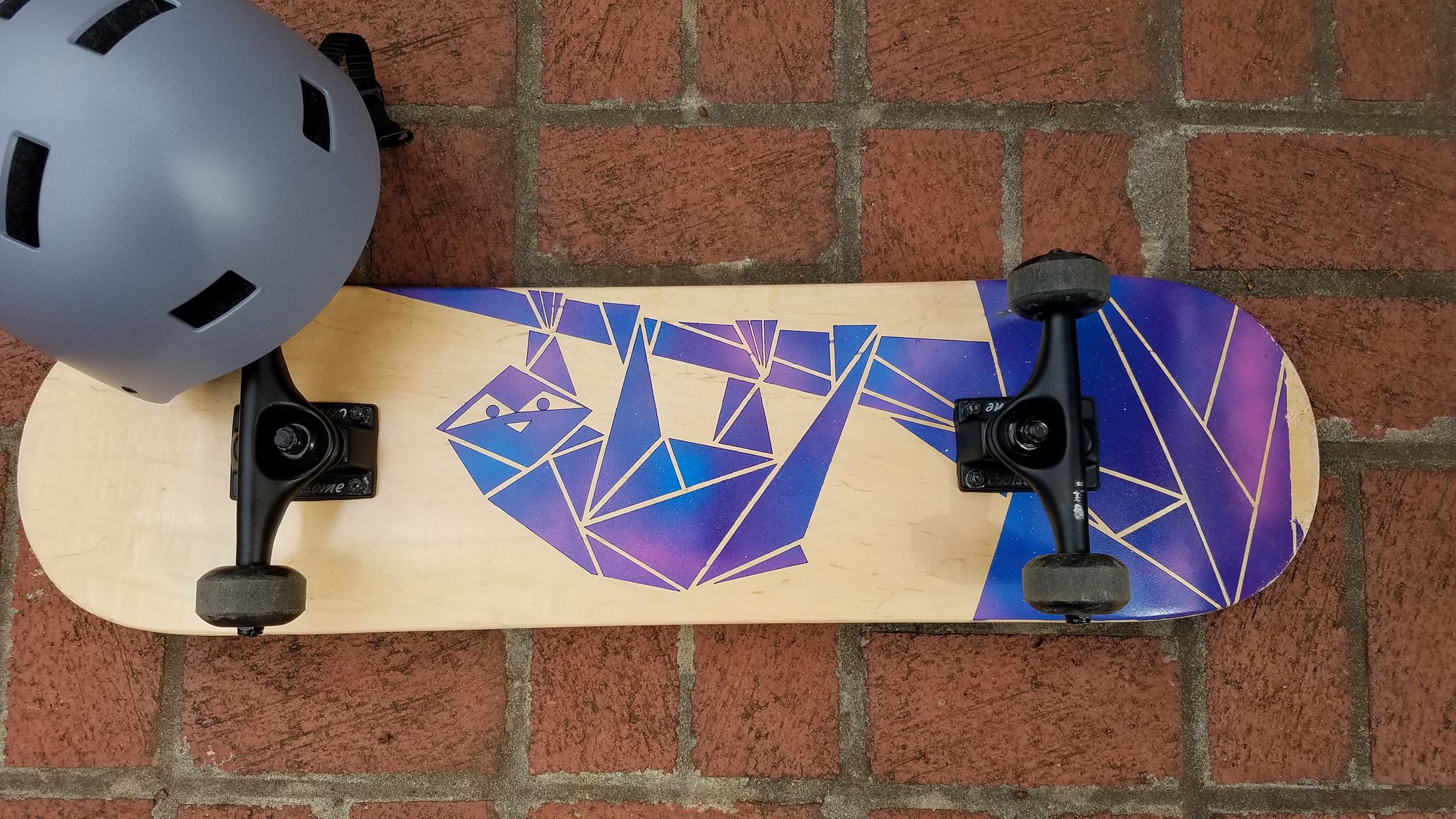 Galaxy Sloth Custom Skate Deck : 12 Steps (with Pictures) - Instructables