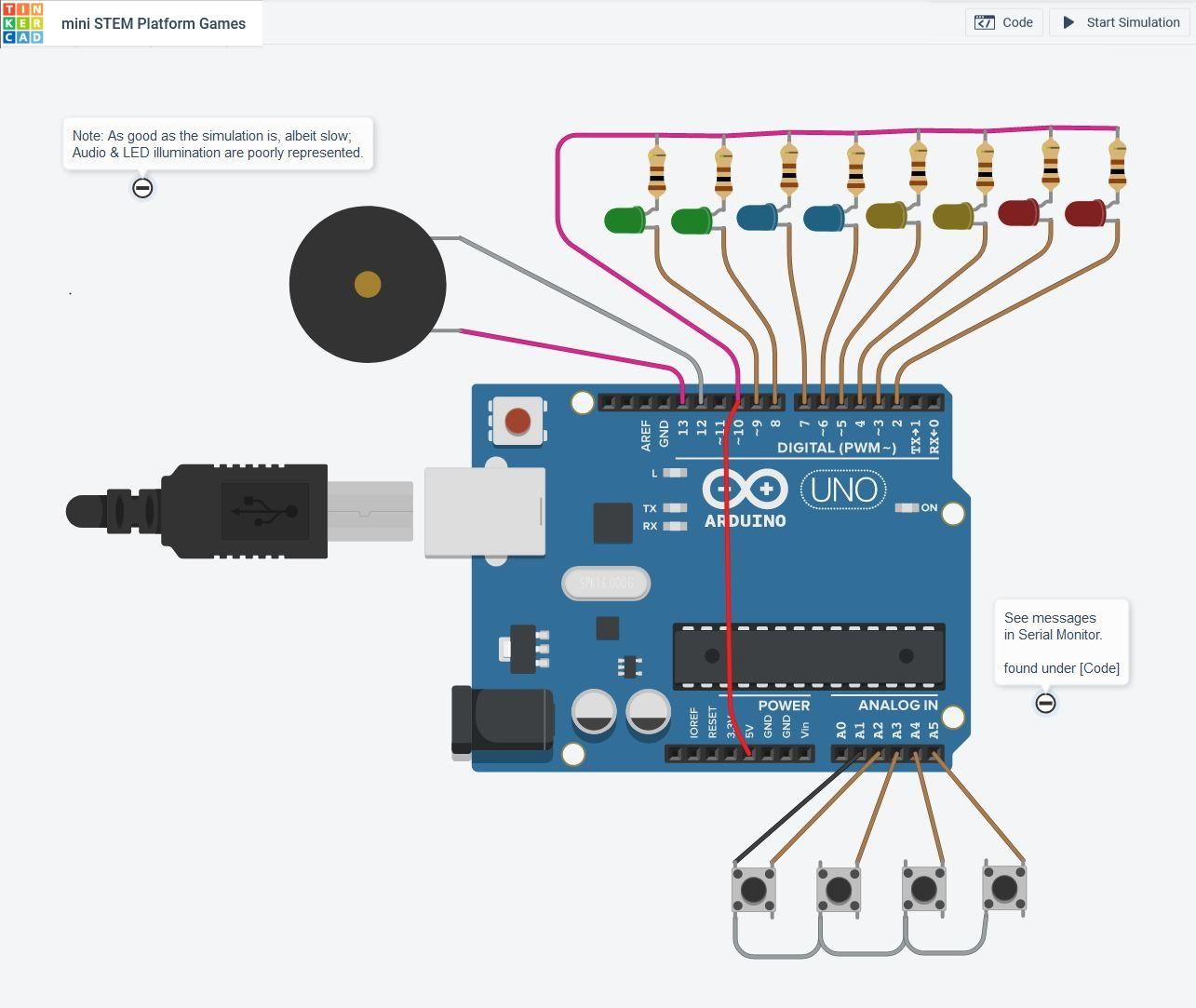 Mini STEM LED Game Platform, No Soldering Required. : 7 Steps (with ...