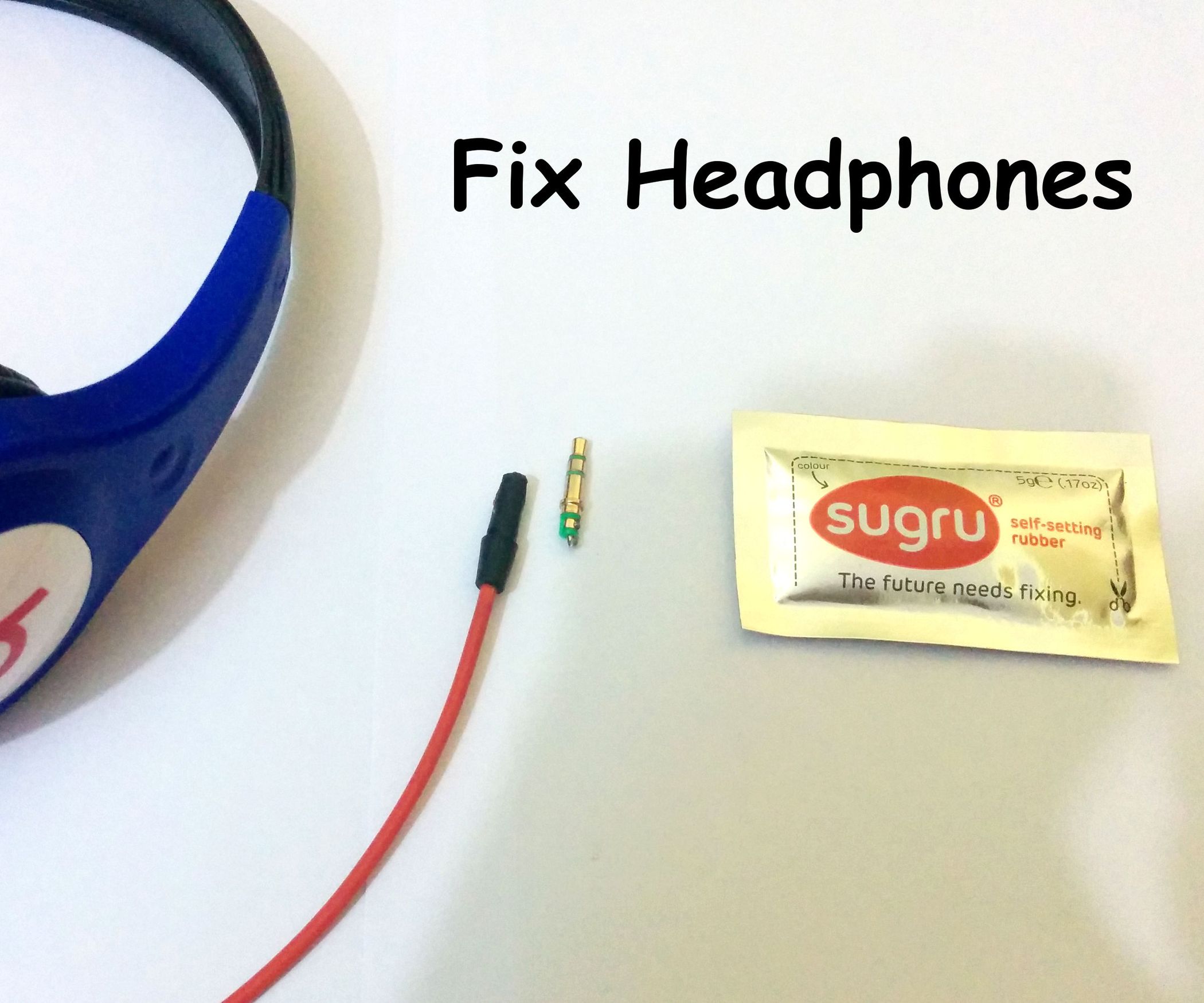 Fix Your Headphones Jack Using Sugru : 3 Steps - Instructables