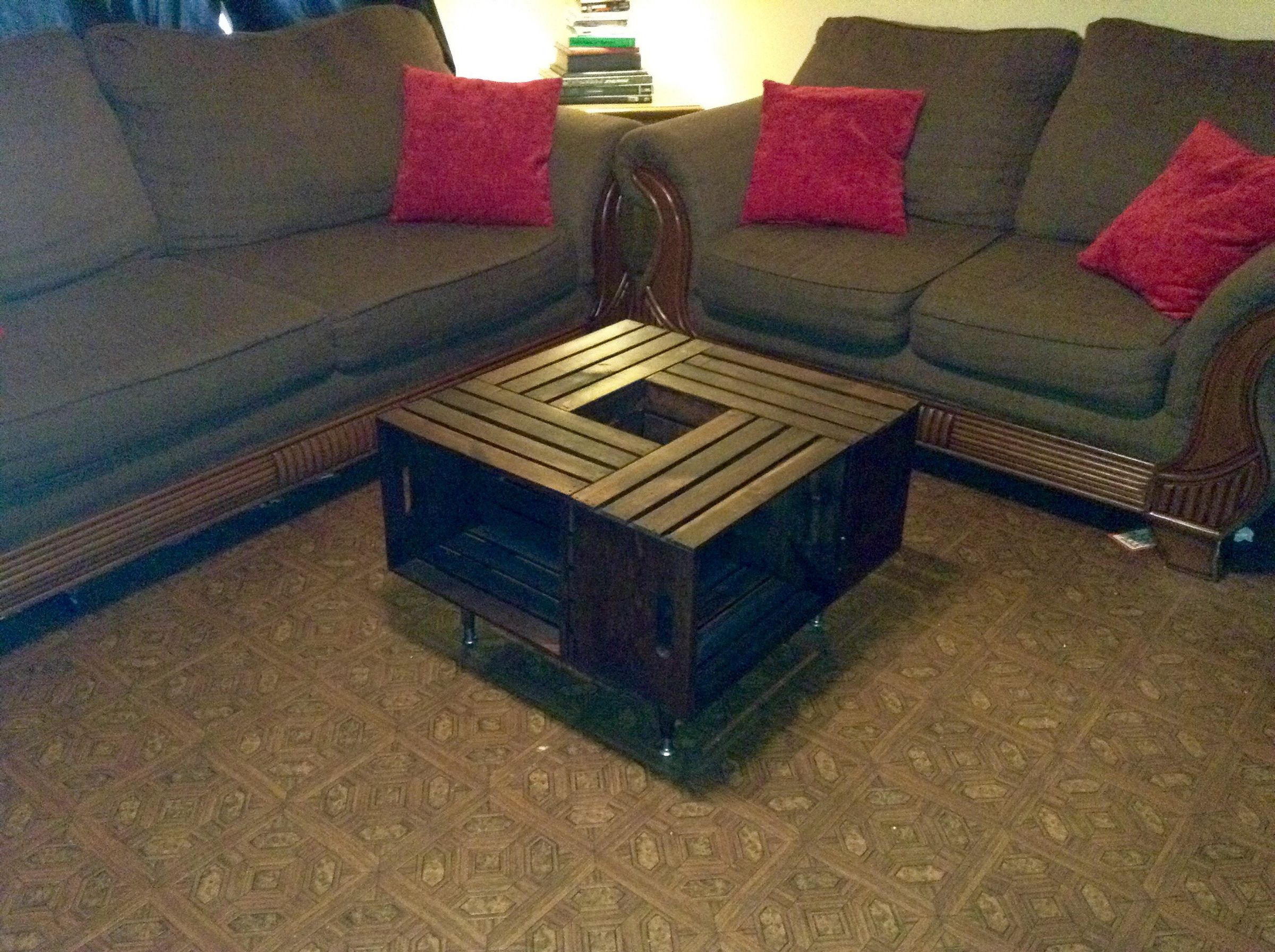 Apple Crate Coffee Table : 8 Steps (with Pictures) - Instructables