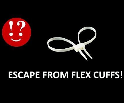 Escape From Flex Cuffs - Instructables
