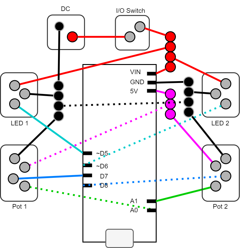 DIY Hidden Night Light(s) Using Arduino, LED Strips, Potentiometers : 3 ...