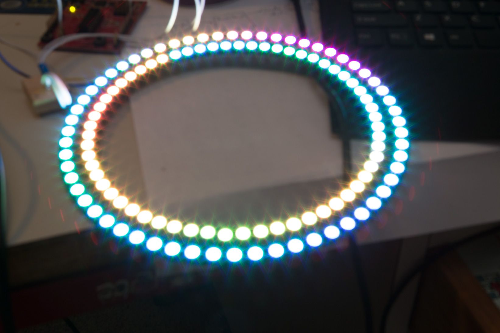 Rainbow Ring Wall Clock : 13 Steps (with Pictures) - Instructables