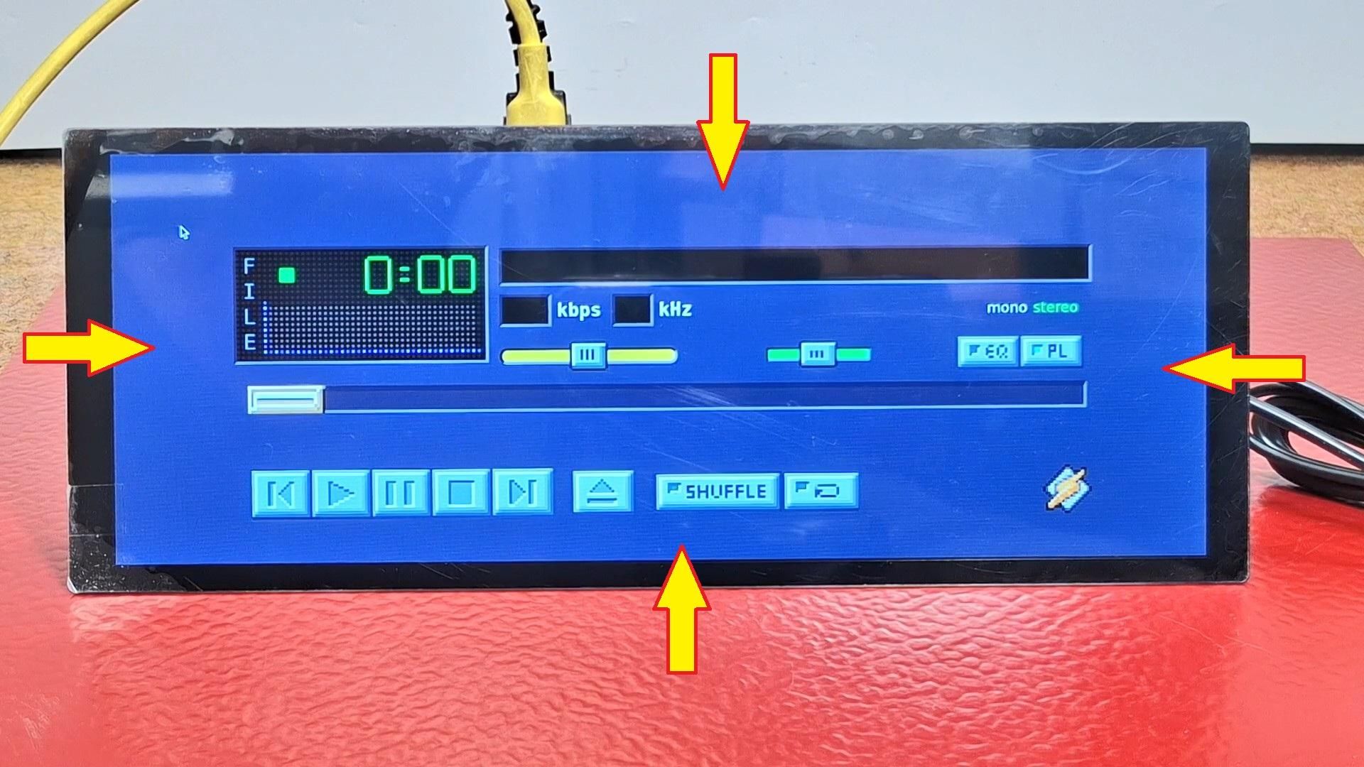 LINAMP Project – Winamp-Style Audio Front Panel on Raspberry Pi 5 : 6 ...