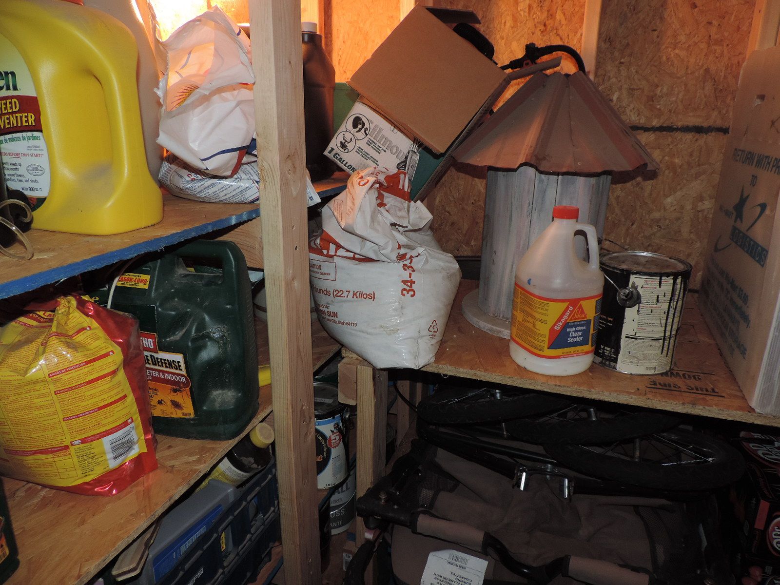 Small Wasted Space Idea Above Basement Stairs in Garage : 6 Steps ...