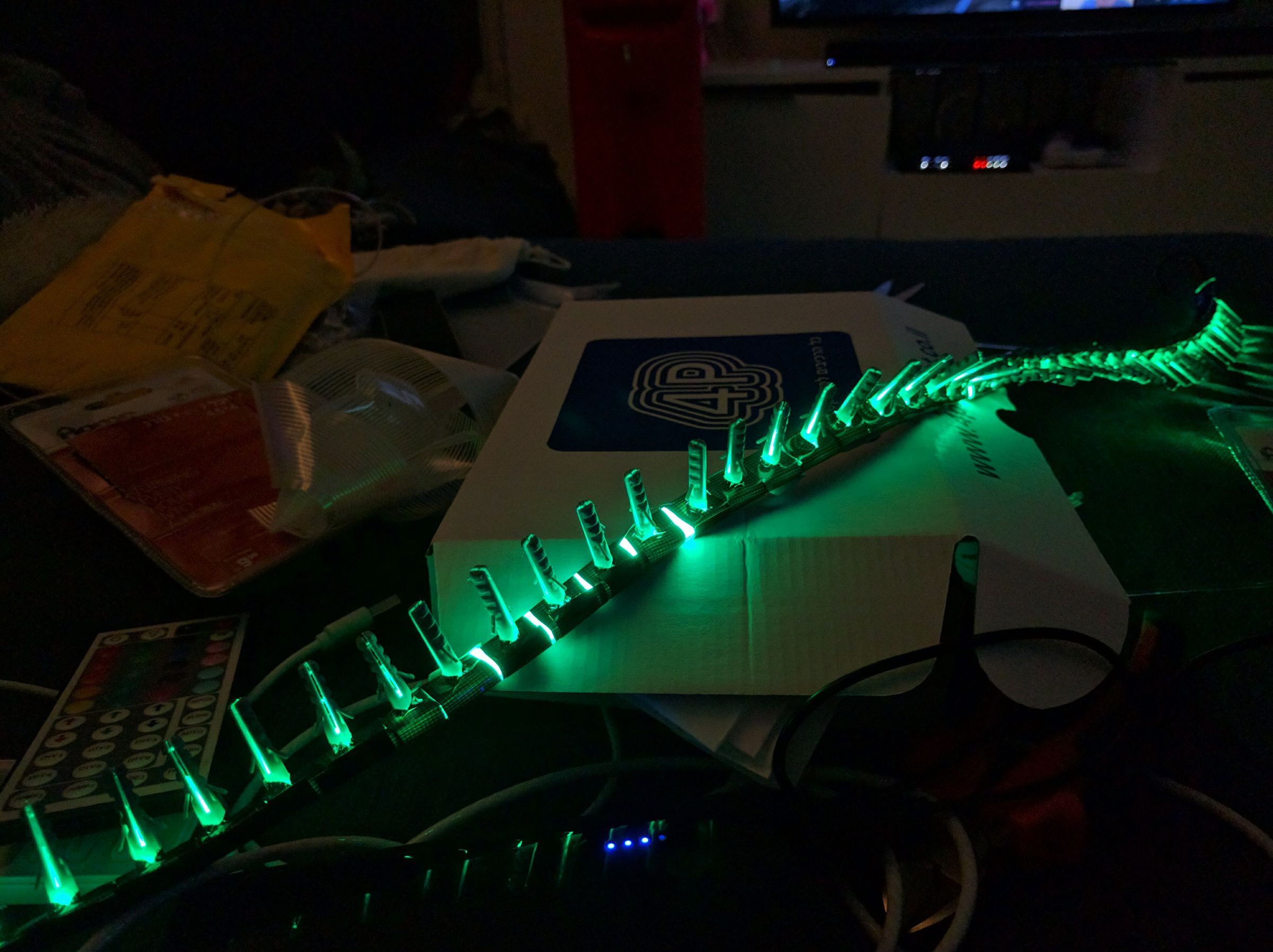 Living Rainbow- an Arduino Controlled Fiber Optic Cape : 10 Steps (with ...