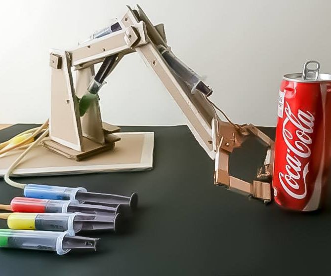 CARDBOARD Robotic Hydraulic Arm : 16 Steps (with Pictures) - Instructables