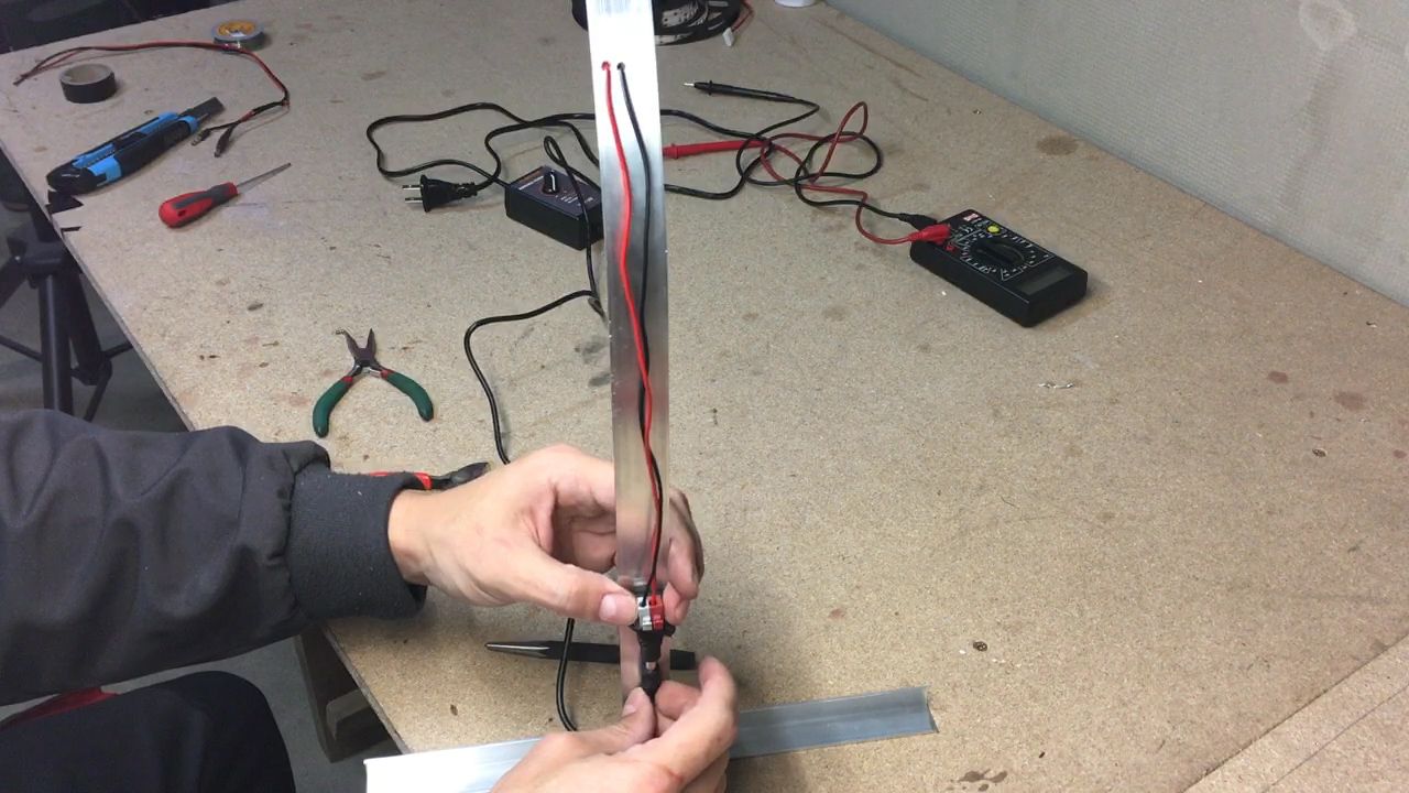 DIY: LED Workbench Light From LED Strips : 7 Steps (with Pictures ...