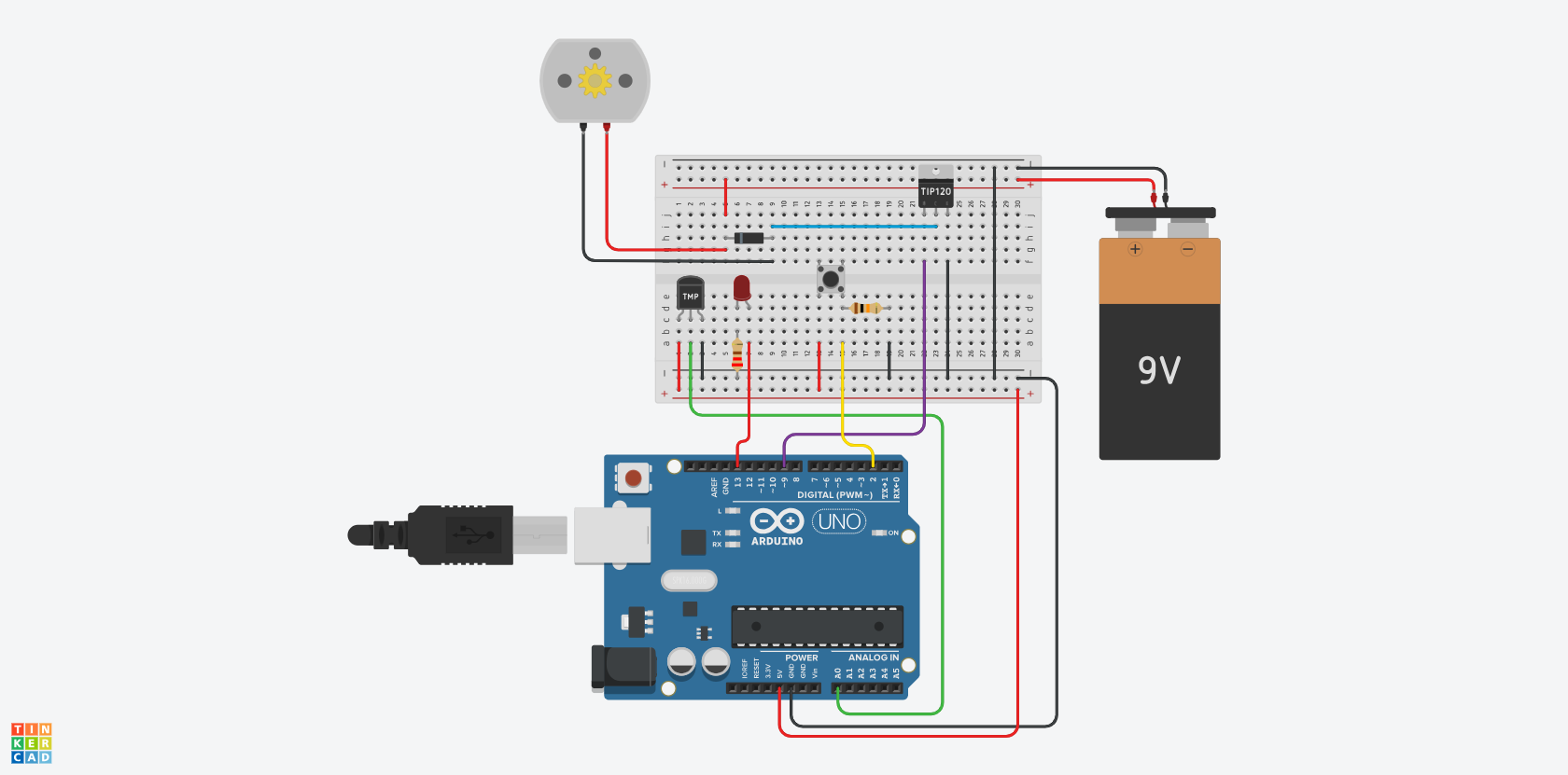 Temperature-Activated Smart Fan Using DC Motor - Instructables