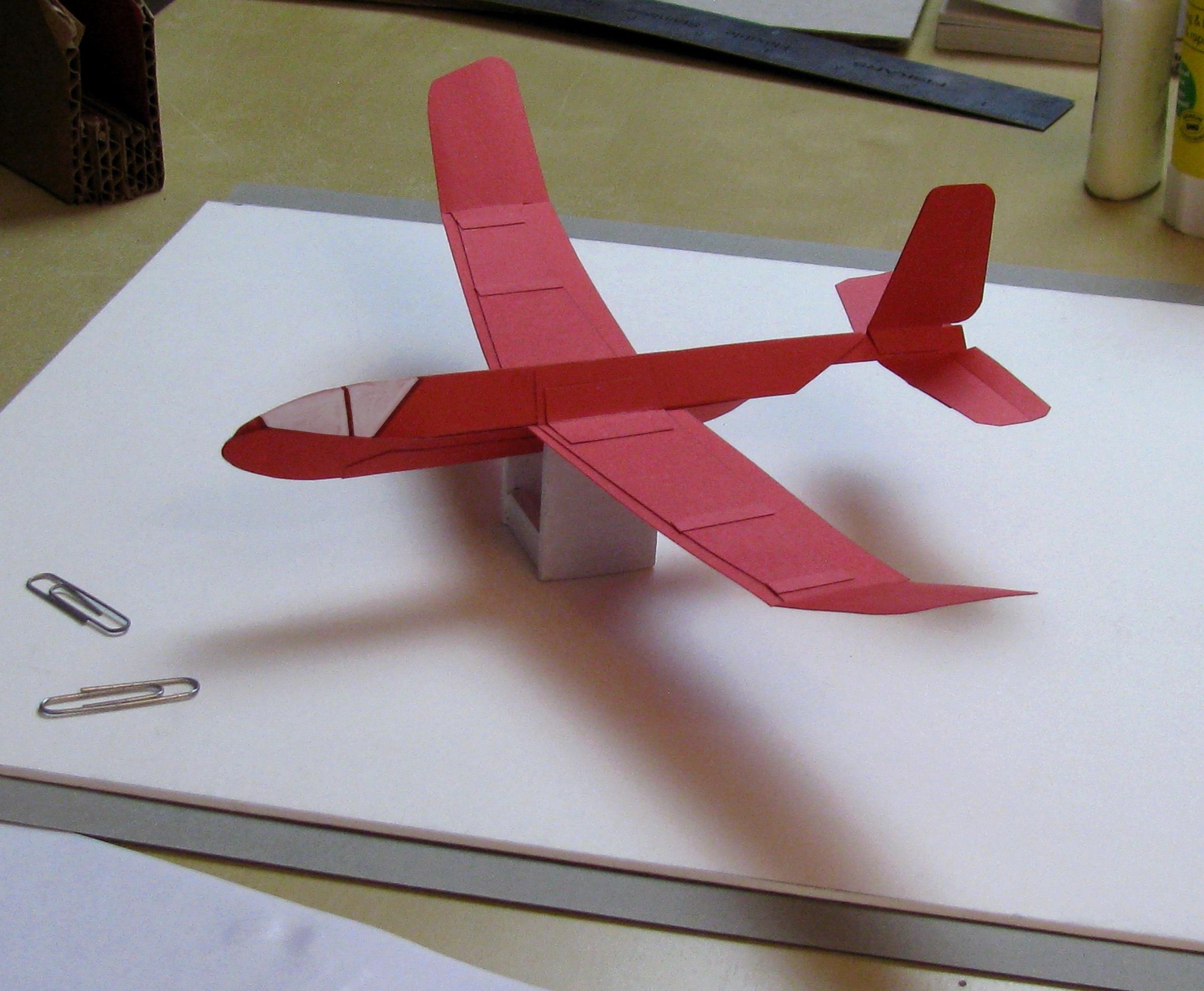 Swept Wing Card Stock Glider : 7 Steps (with Pictures) - Instructables