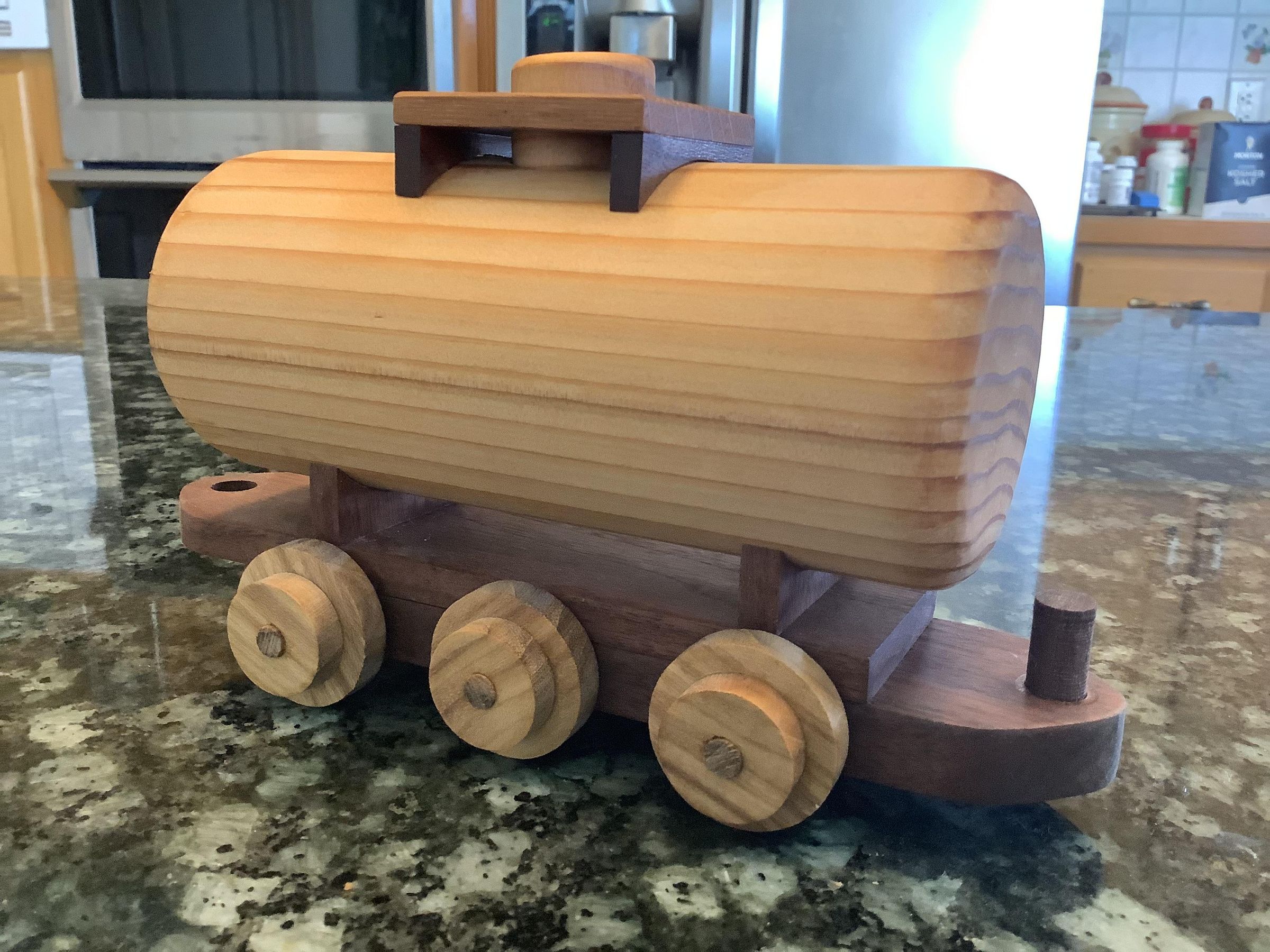 Miniature Wooden Train - 7 Car Set : 10 Steps (with Pictures ...