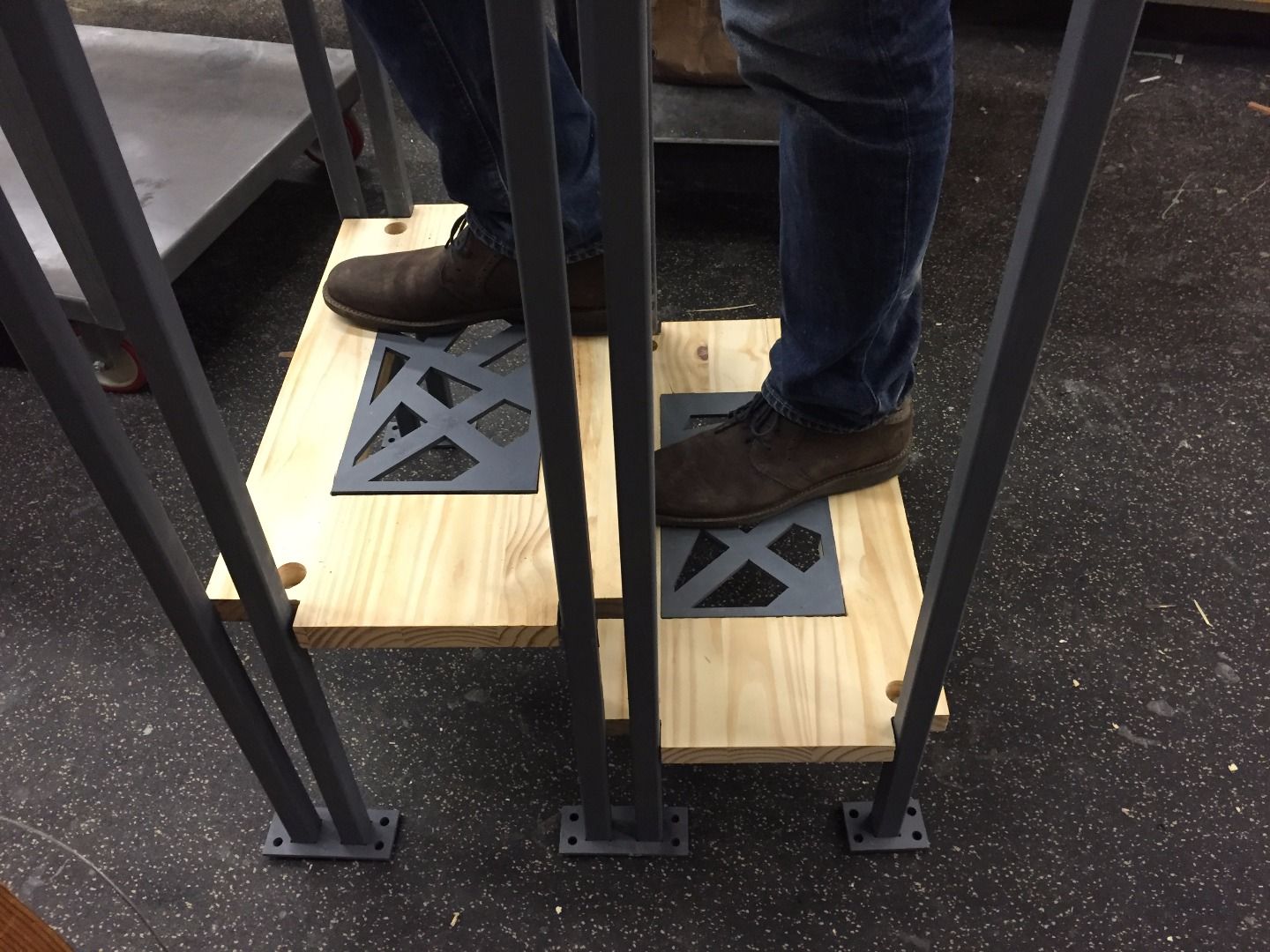 STEEL PROTOTYPE FABRICATION- STAIRCASE : 12 Steps (with Pictures ...