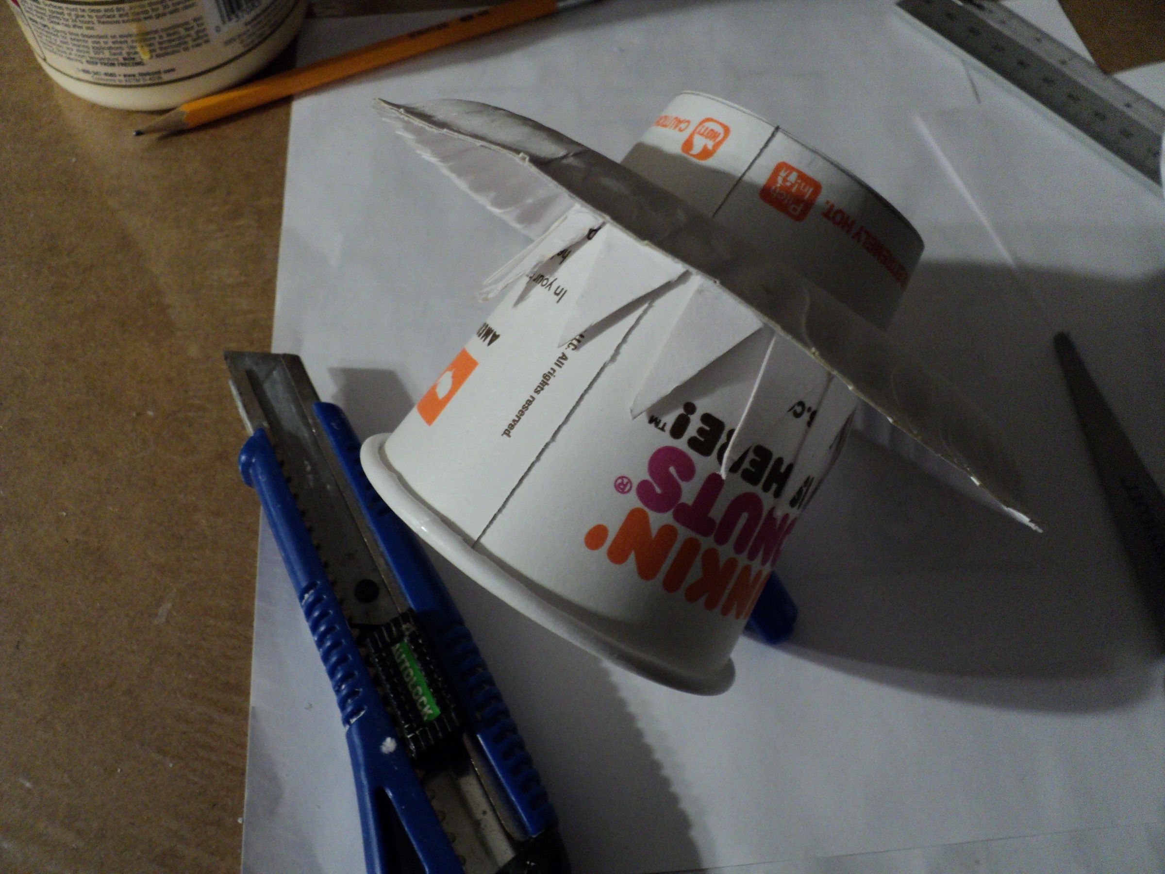 Paper Plate Papercraft Spacecraft Craft : 8 Steps (with Pictures ...