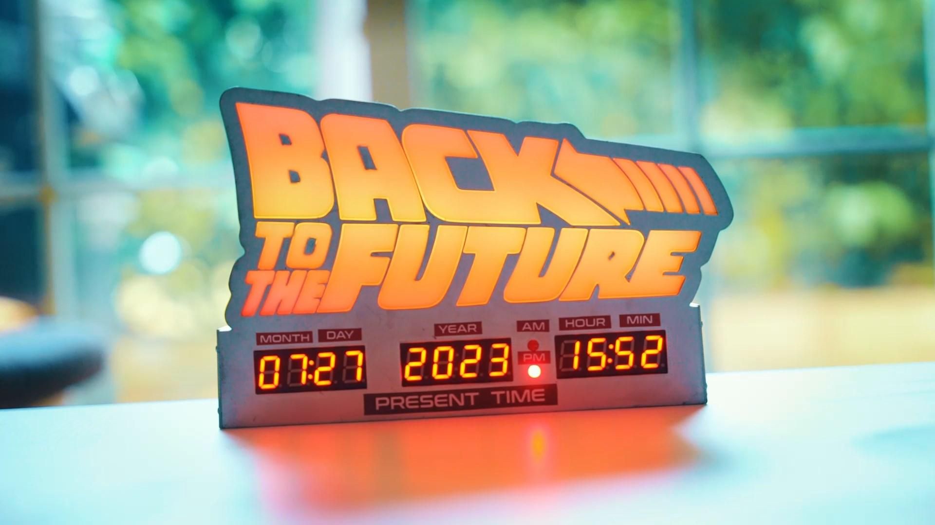 Back to the Future Lamp & Clock : 19 Steps (with Pictures) - Instructables