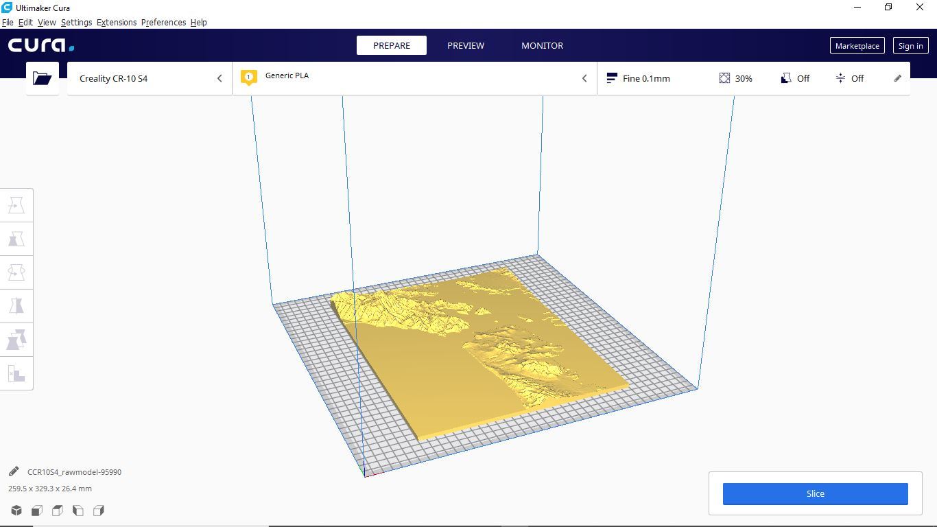 How to 3D Print Topographic Maps and Terrains : 5 Steps (with Pictures ...