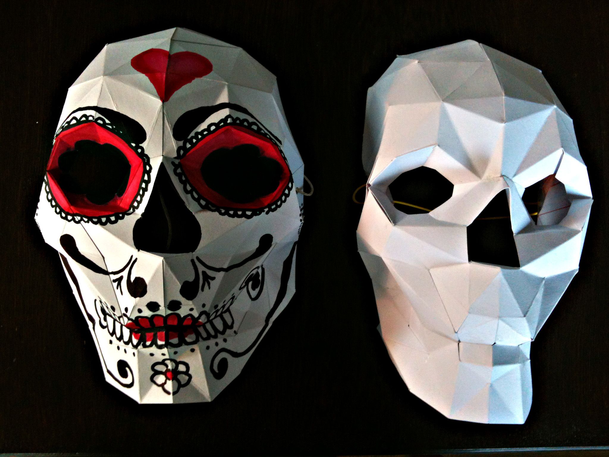 Bonus: Papercraft Skull Mask : 5 Steps (with Pictures) - Instructables