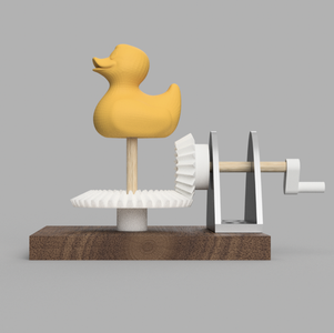 How to Create a Spinning Rubber Duck Gear Mechanism : 7 Steps (with ...