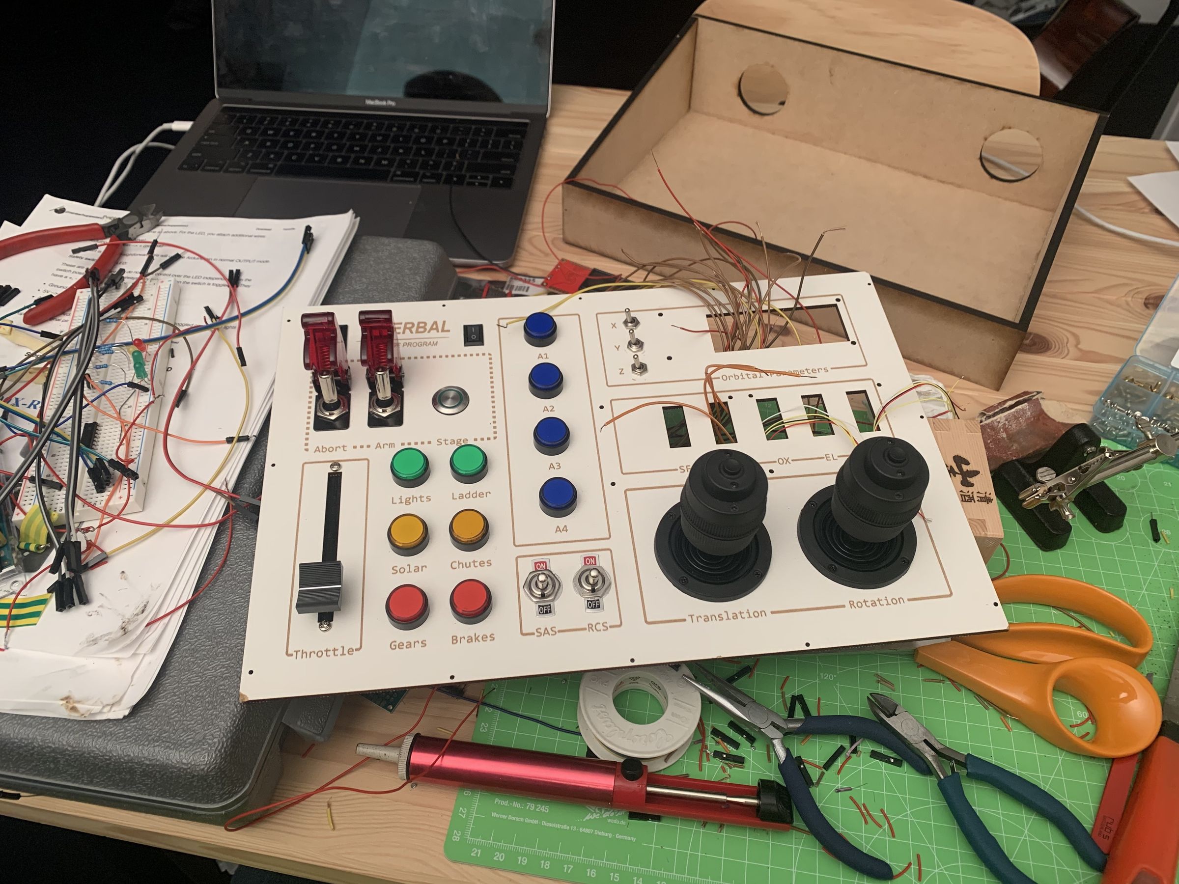 KerbalController: a Custom Control Panel for Rocket Game Kerbal Space ...
