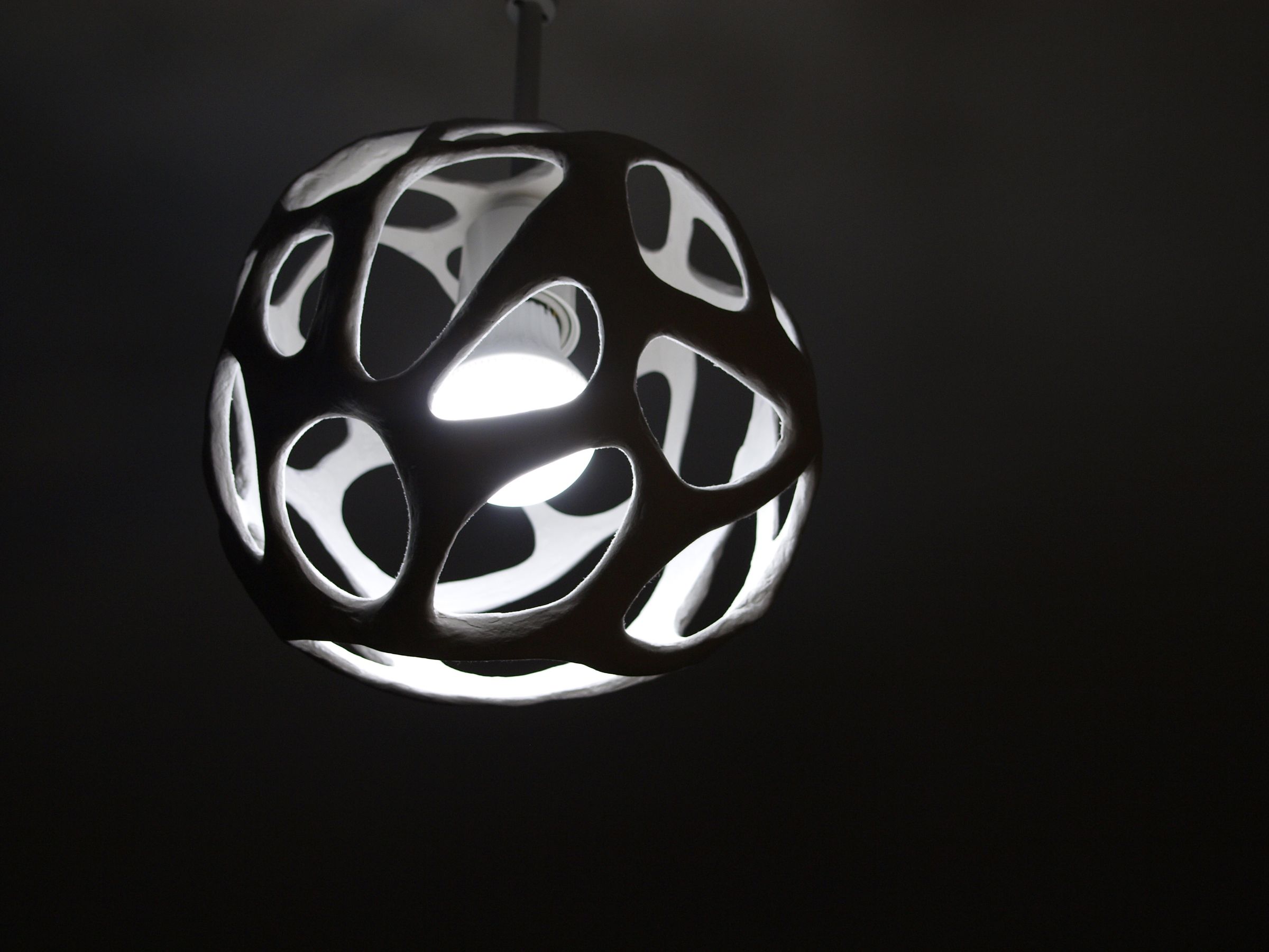 DIY Cellular Organic Lampshade Without a 3D Printer : 4 Steps (with ...