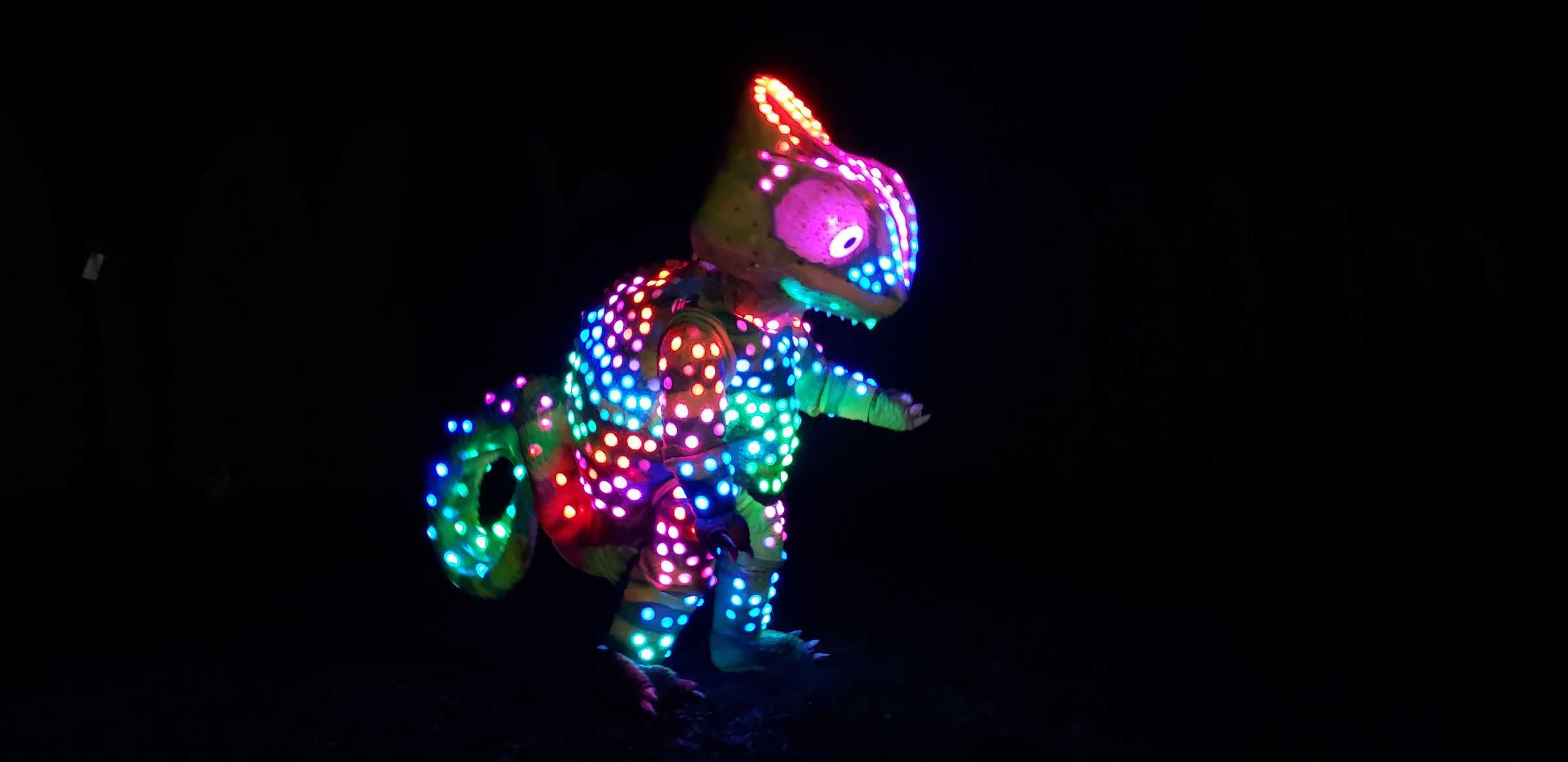 LED Color Sensing Chameleon Costume : 20 Steps (with Pictures ...