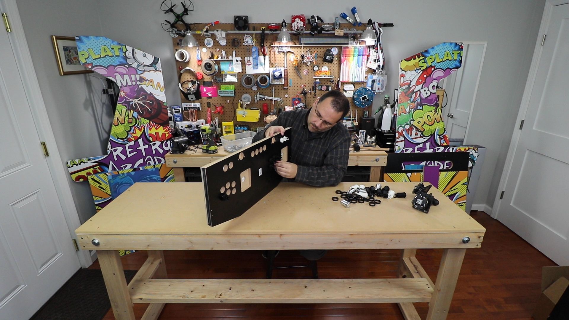 2-Player Stand-Up Retro Arcade : 20 Steps - Instructables