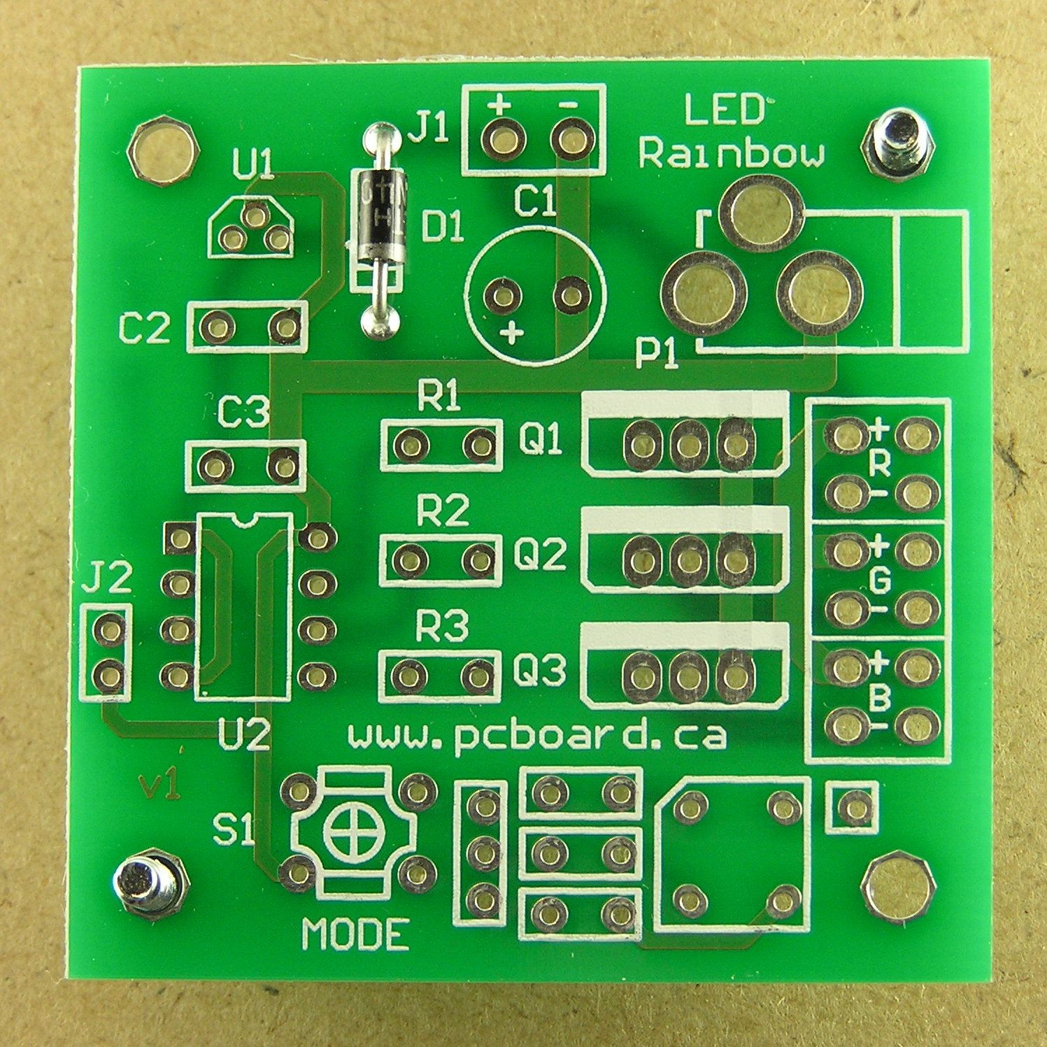 LED Rainbow - RGB LED PWM Controller Construction - Easy to Build : 15 ...