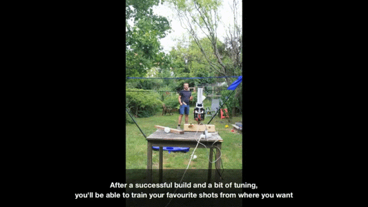 Badminton Trainer DIY / 3D Printed Shuttlecock Launcher : 5 Steps ...