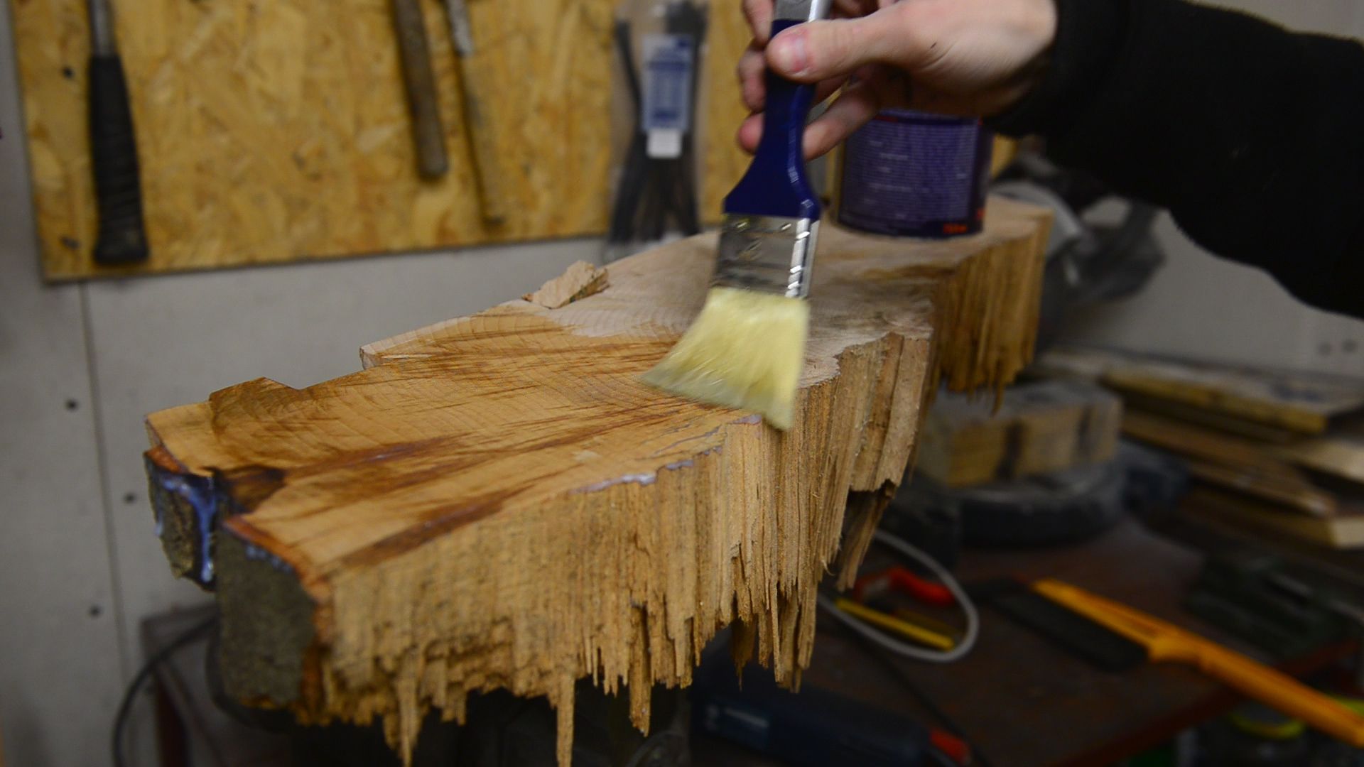Wooden Natural Edge Shelf : 7 Steps (with Pictures) - Instructables