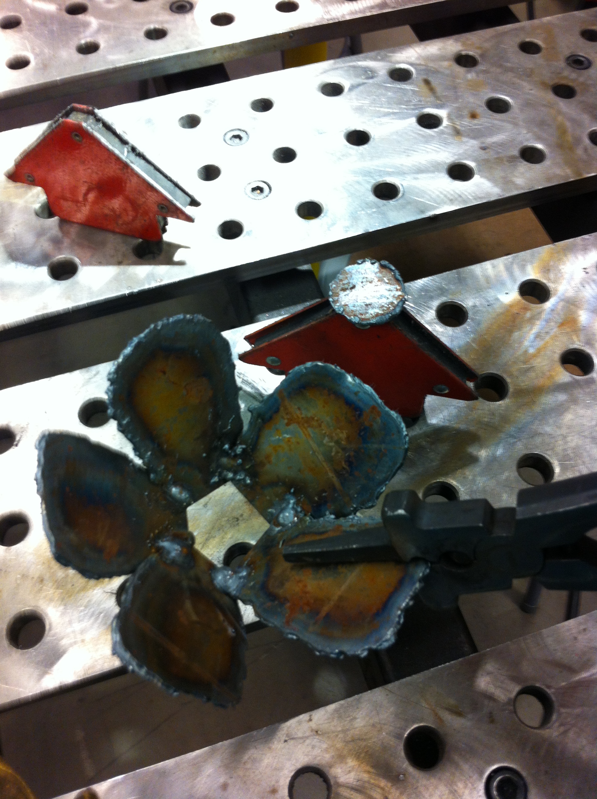 Sheet Metal Flower to Practice Plasma Cutting and Welding : 11 Steps ...