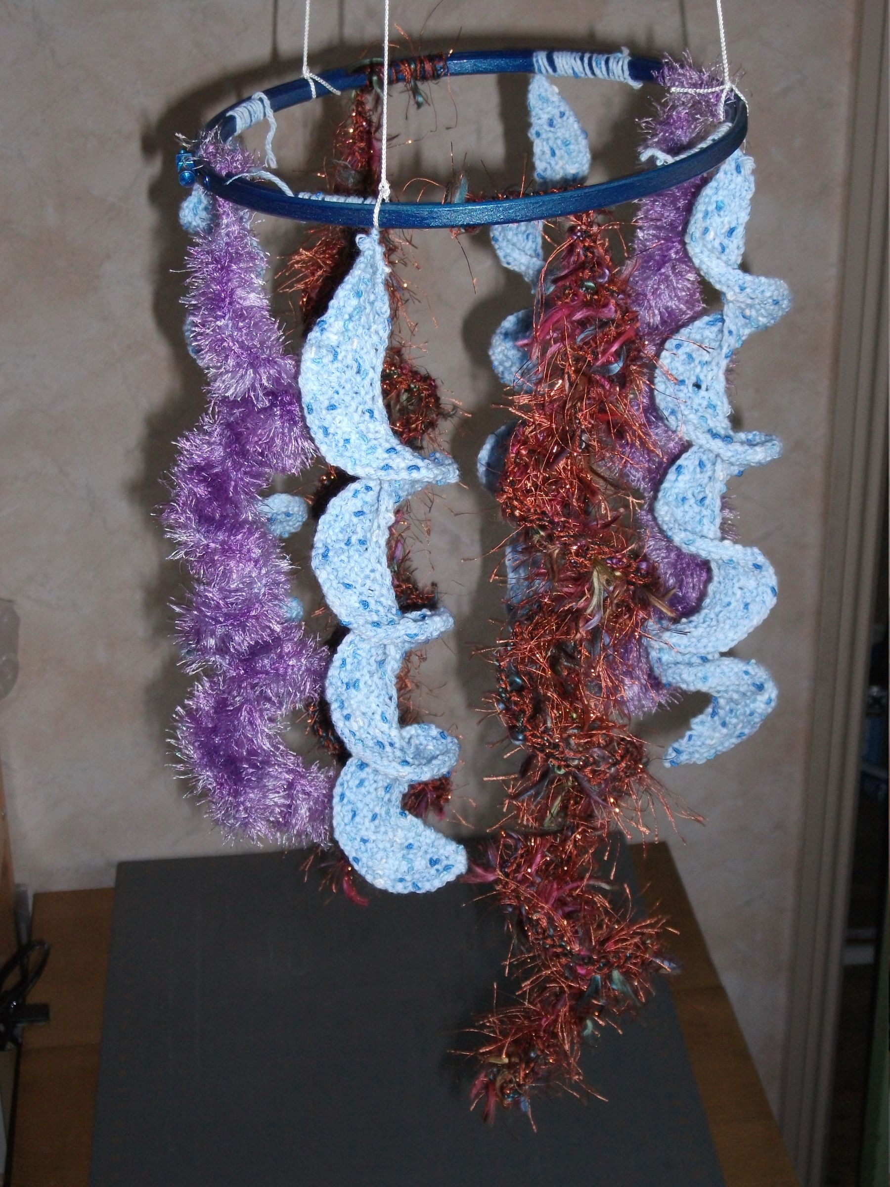 Make a Mobile With Knitted Spirals : 4 Steps - Instructables