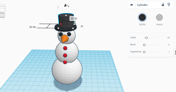 SNOWMAN TINKERCAD : 12 Steps - Instructables