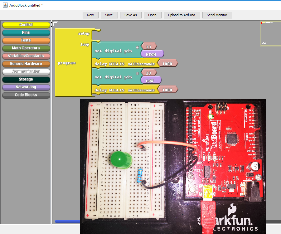 Learns Or Teaches Arduino Without Any Line Of Code 1 4 Steps Instructables