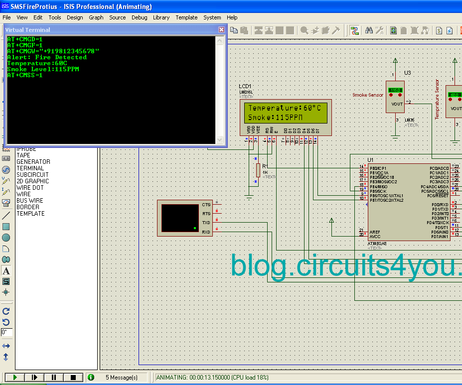GSM Based Fire Alarm System : 3 Steps - Instructables