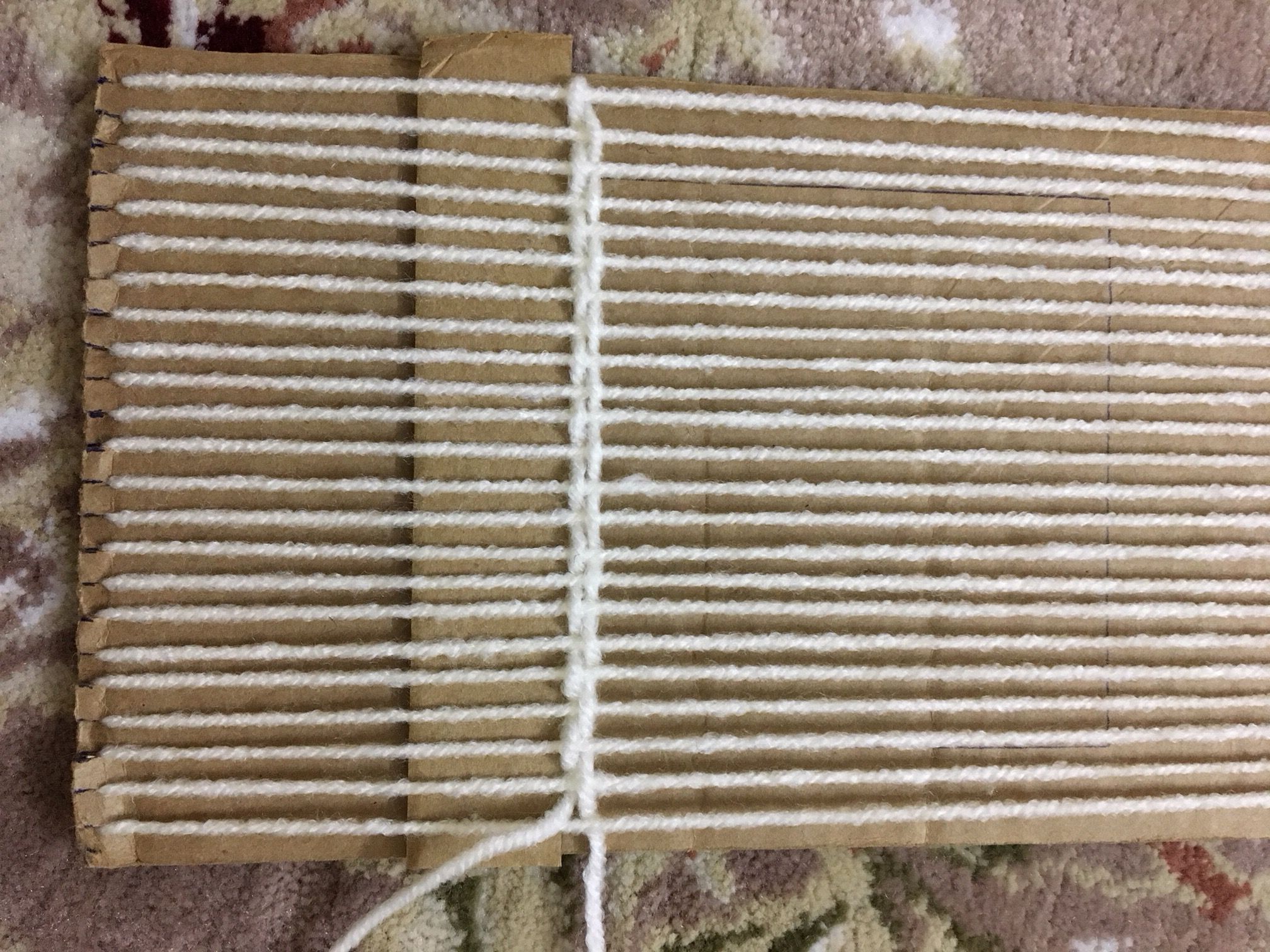 Woven Coasters Using Cardboard As a Loom : 8 Steps (with Pictures ...