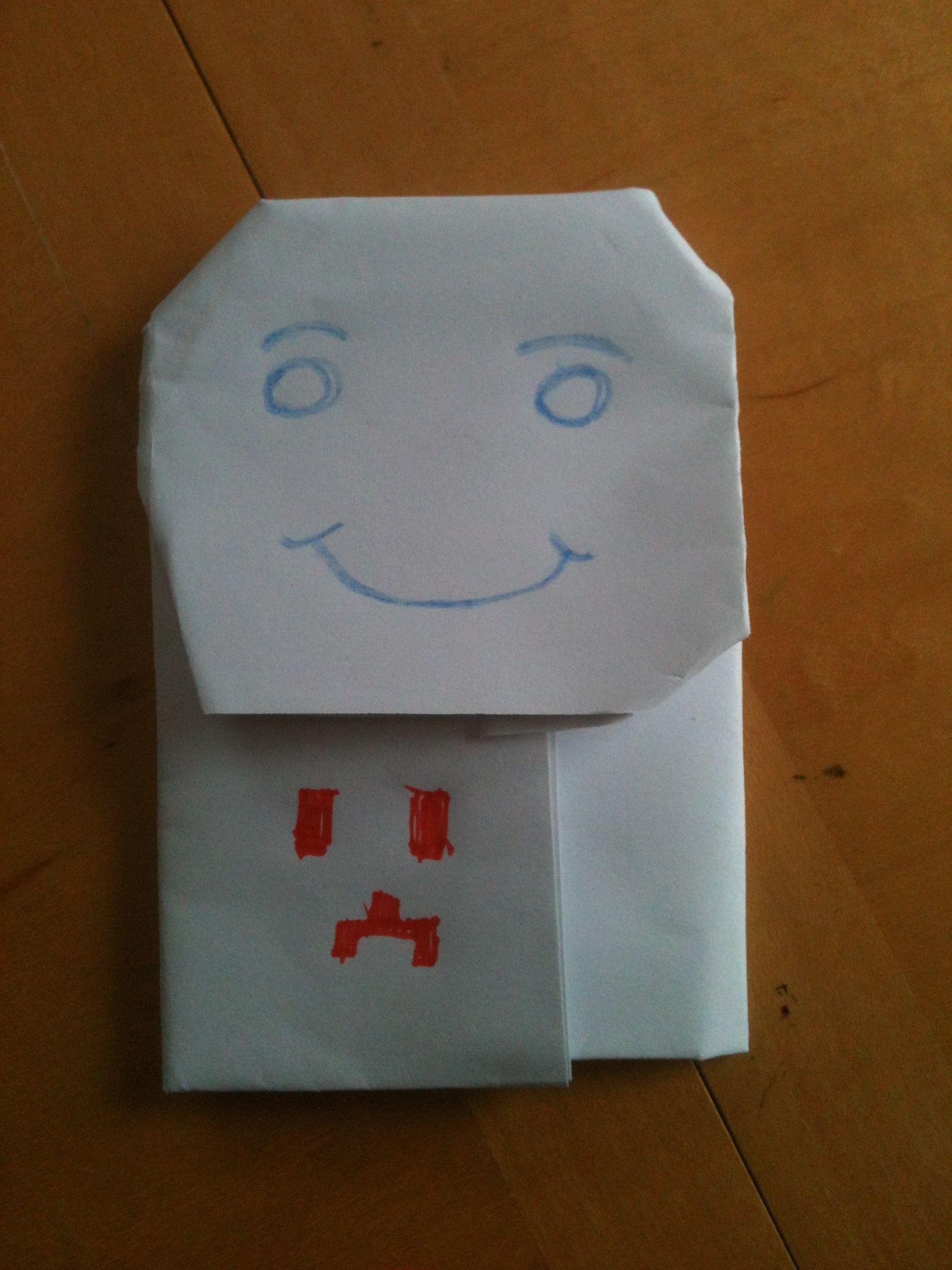 Origami Person : 7 Steps - Instructables