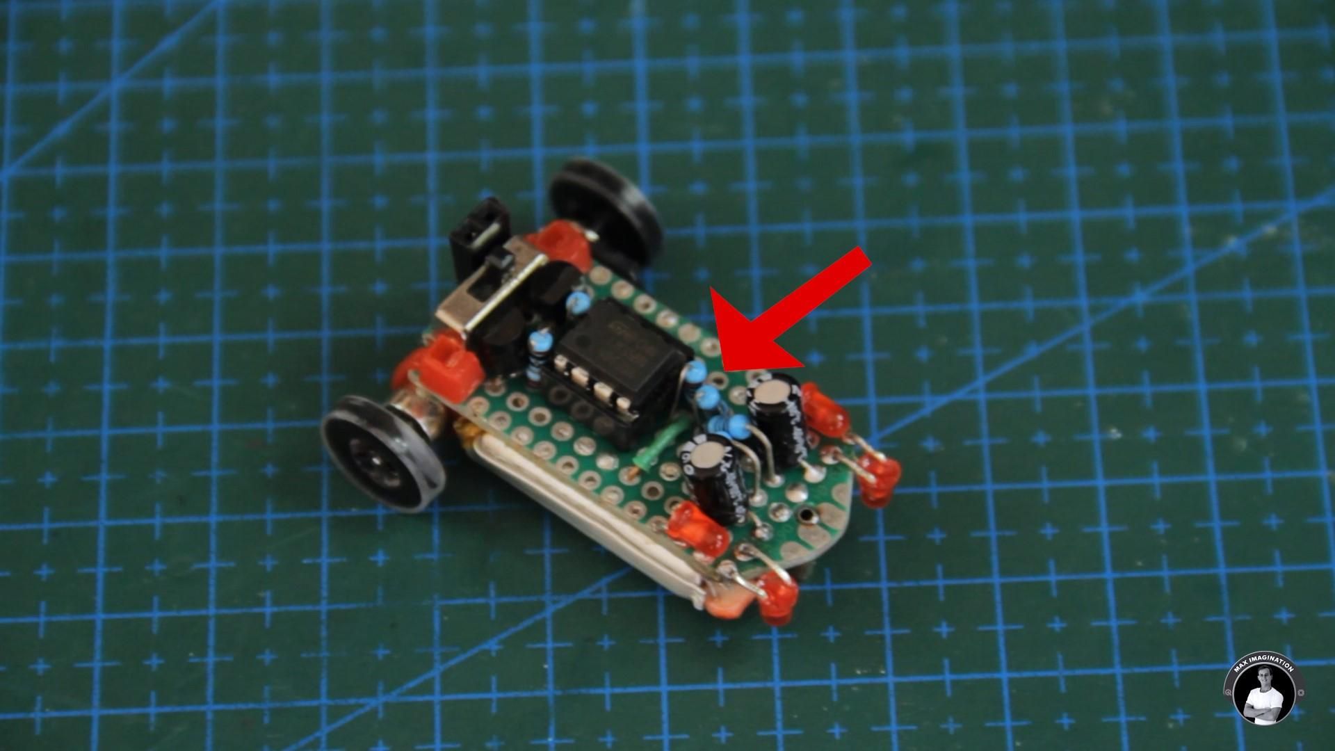 Make the Tiniest Line Follower Robot Without a Microcontroller : 10 ...
