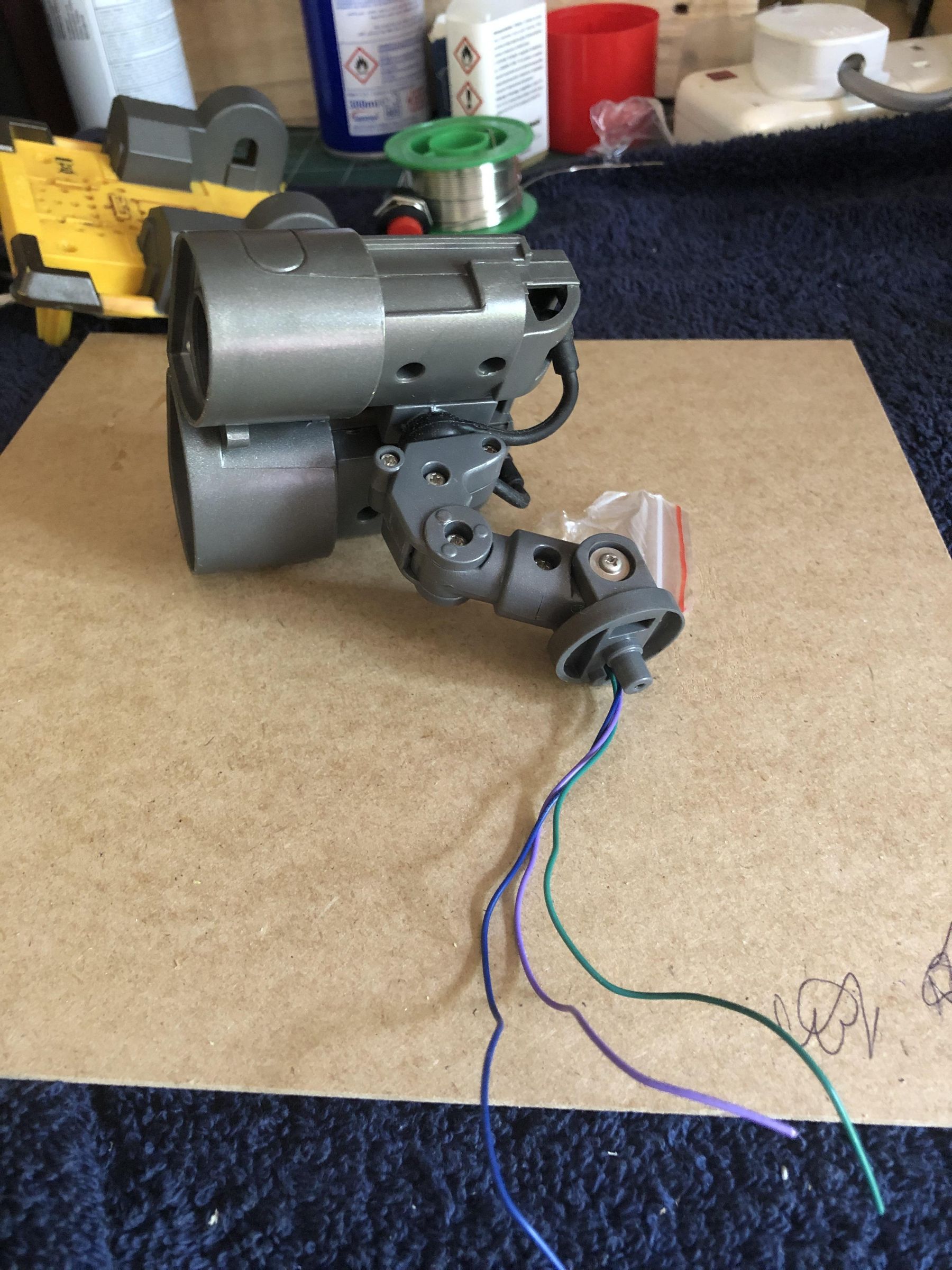 Wall-E Robot Arduino EasyVR3 (Updated) New Video With Voice Commands ...