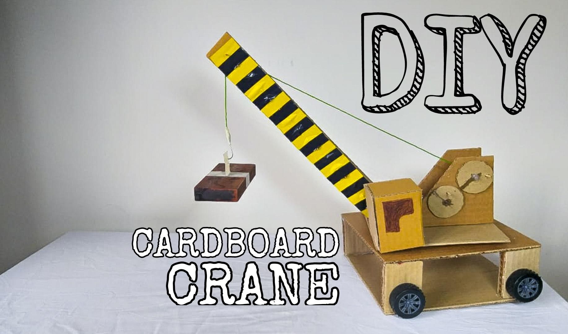DIY Cardboard Crane : 7 Steps (with Pictures) - Instructables