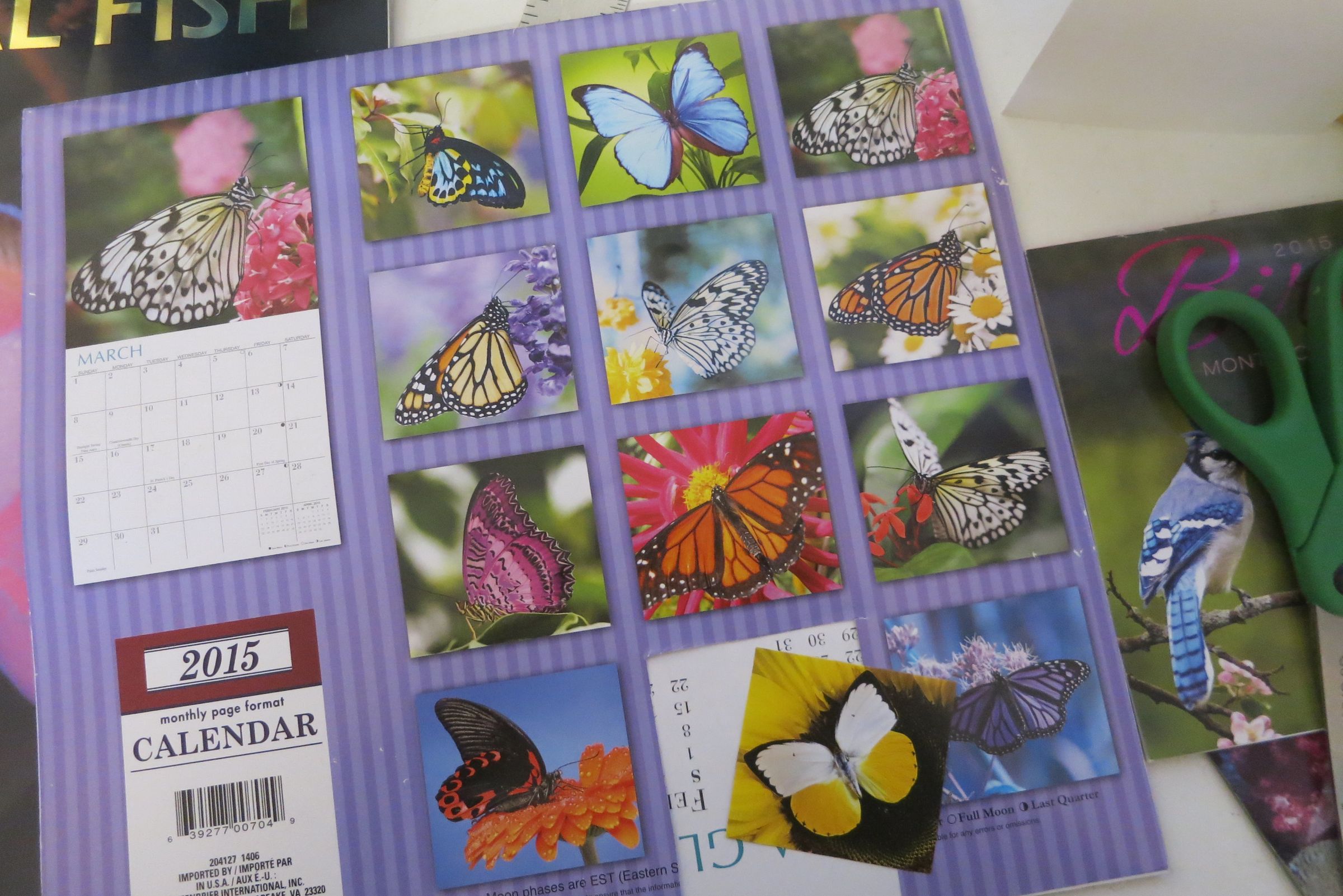 Matching Greeting Cards and Envelopes From a Calendar and Some Index ...
