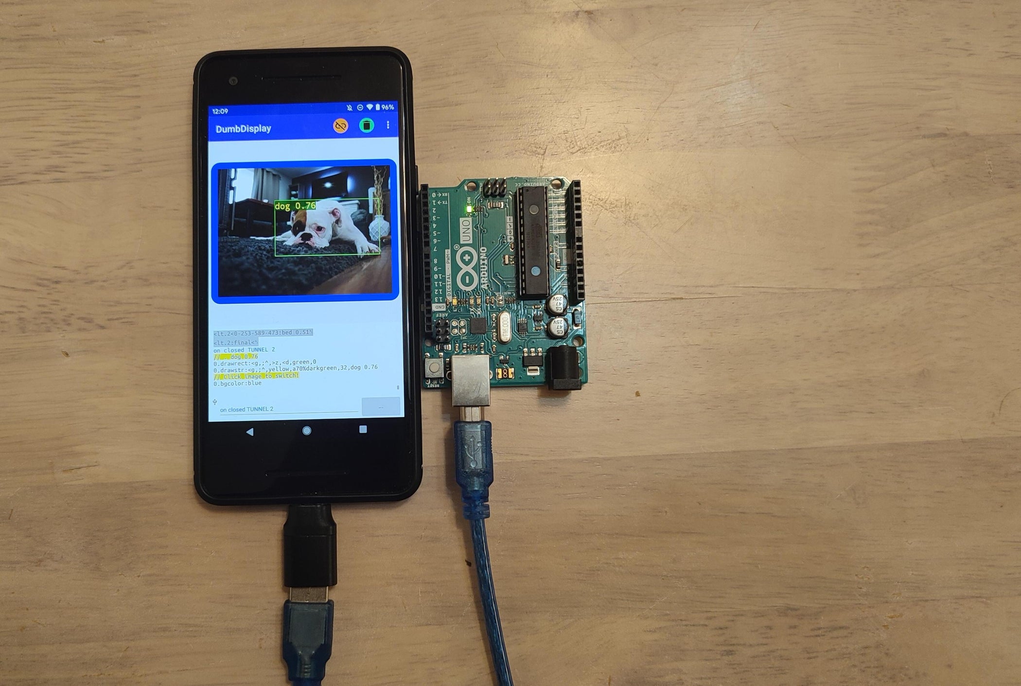 Arduino Ai Fun With Tensorflow Lite Via Dumbdisplay 5 Steps