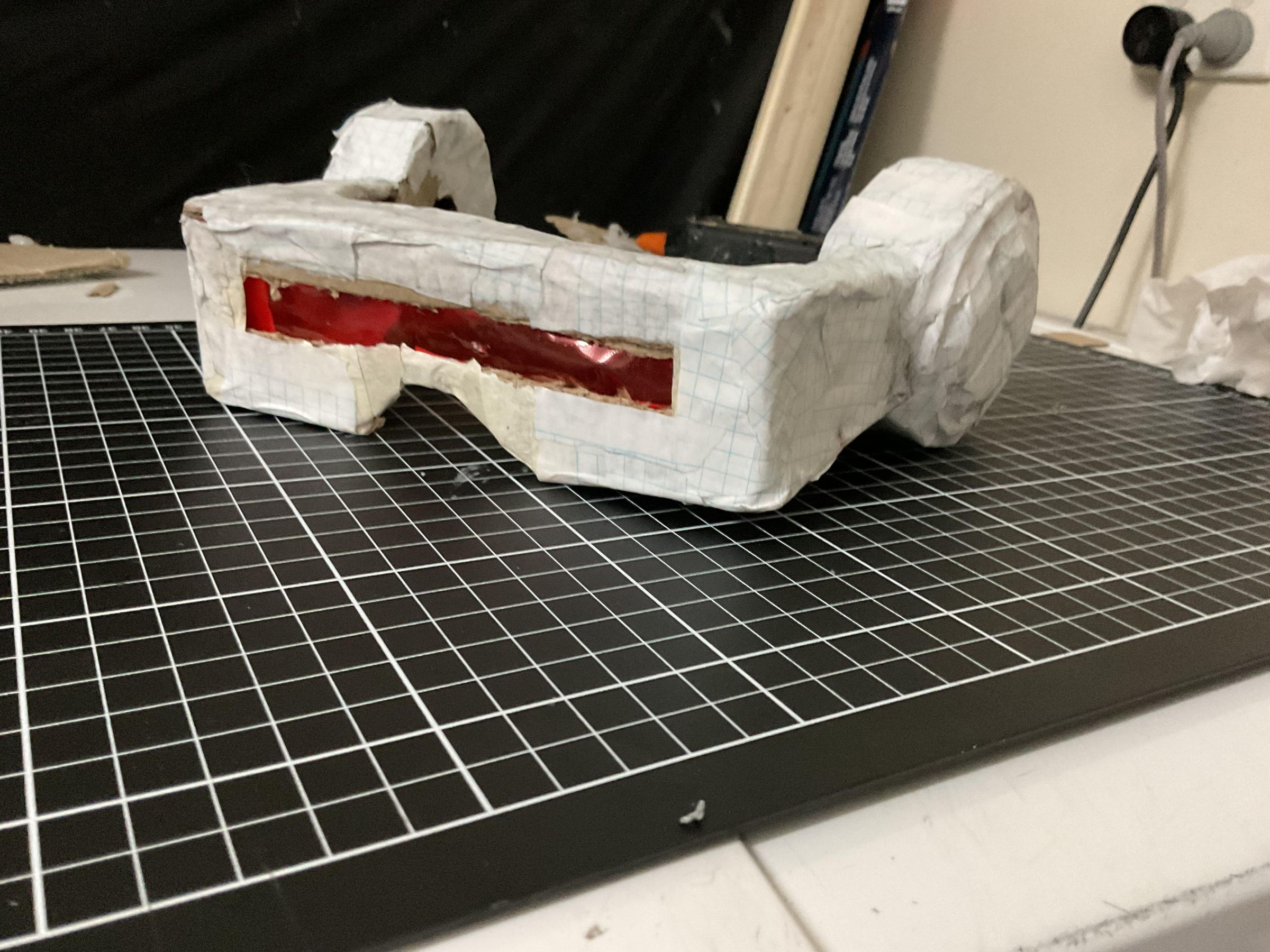 Easy Cardboard Cyclops Visor (X-men) : 10 Steps (with Pictures ...