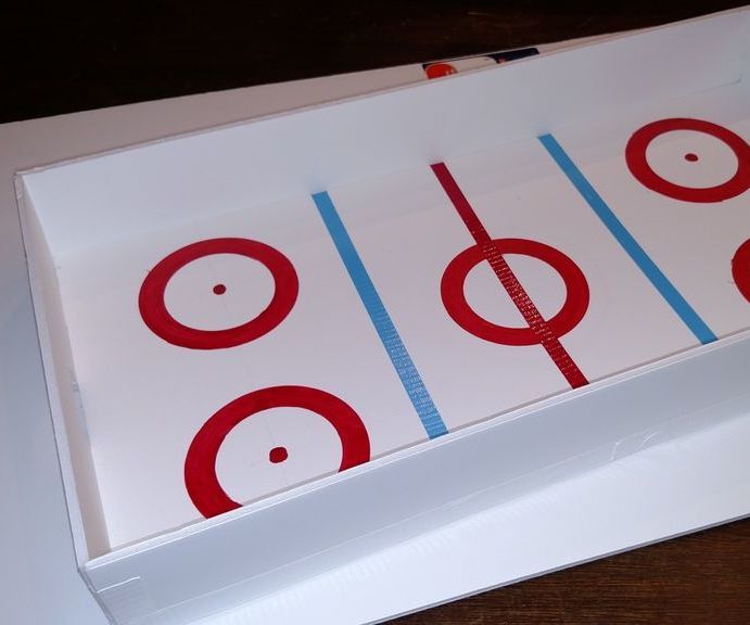 Table Top Hockey Rink - Craft : 14 Steps (with Pictures) - Instructables