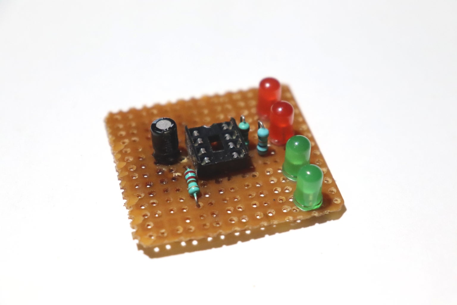 How To Make Double Led Blinker Circuit On Pcb 11 Steps Instructables