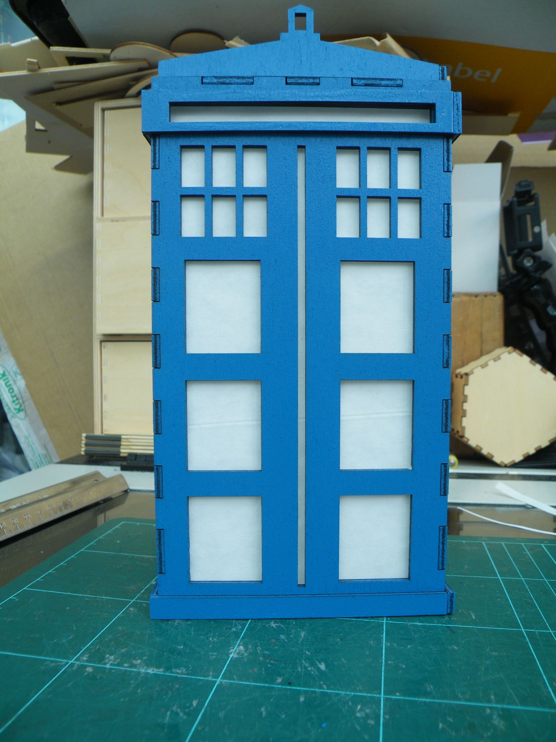 Tardis Lampshade : 9 Steps (with Pictures) - Instructables