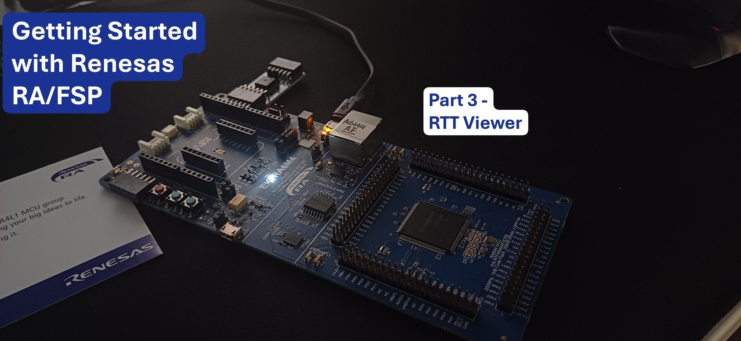 Getting Started With Renesas RA Family/FSP - Part 2 RTT Viewer : 7 Steps - Instructables