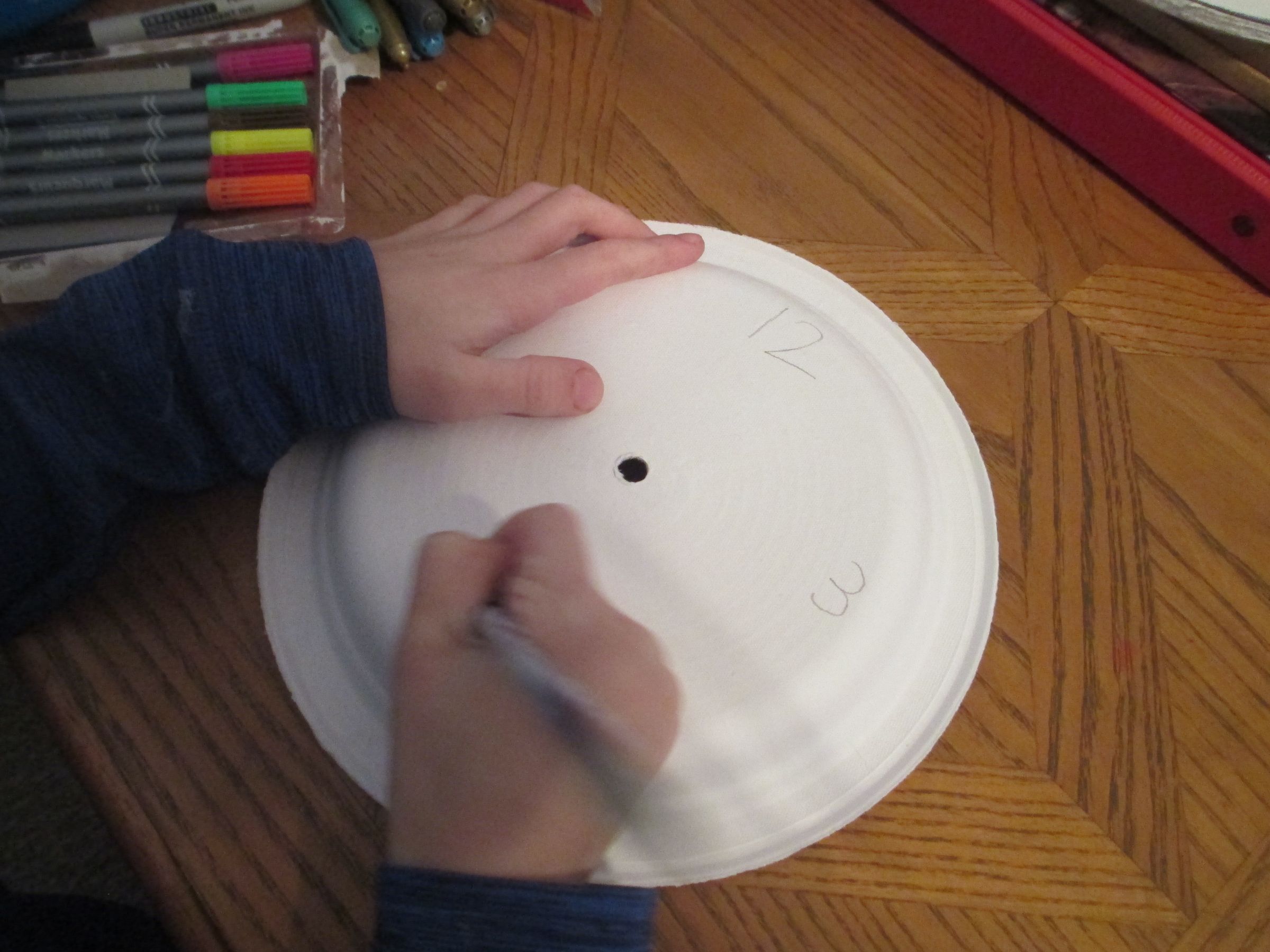 Paper Plate Analog Clocks : 12 Steps (with Pictures) - Instructables