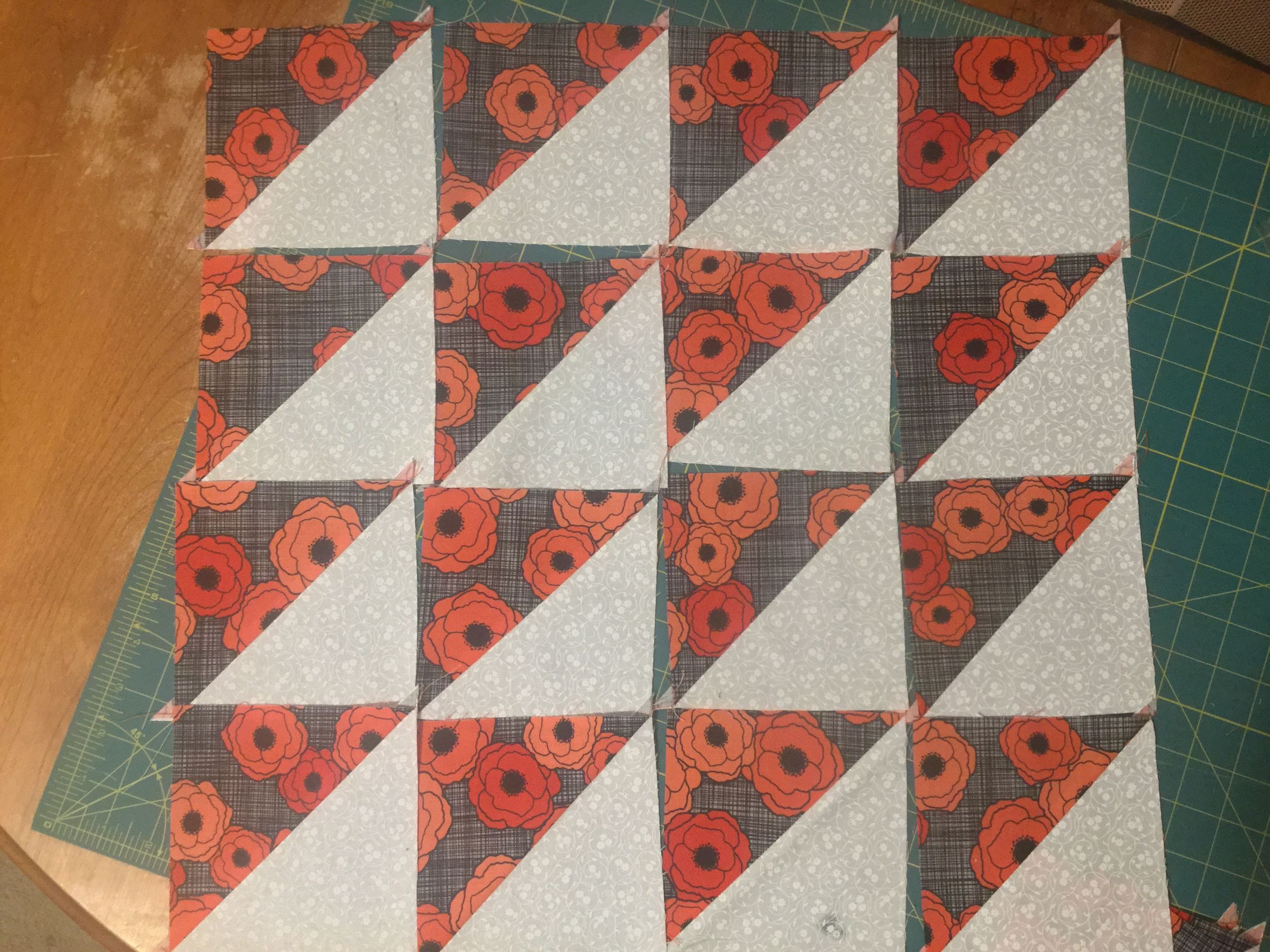 Easy 1/2 Block Quilt for Beginners : 21 Steps (with Pictures ...