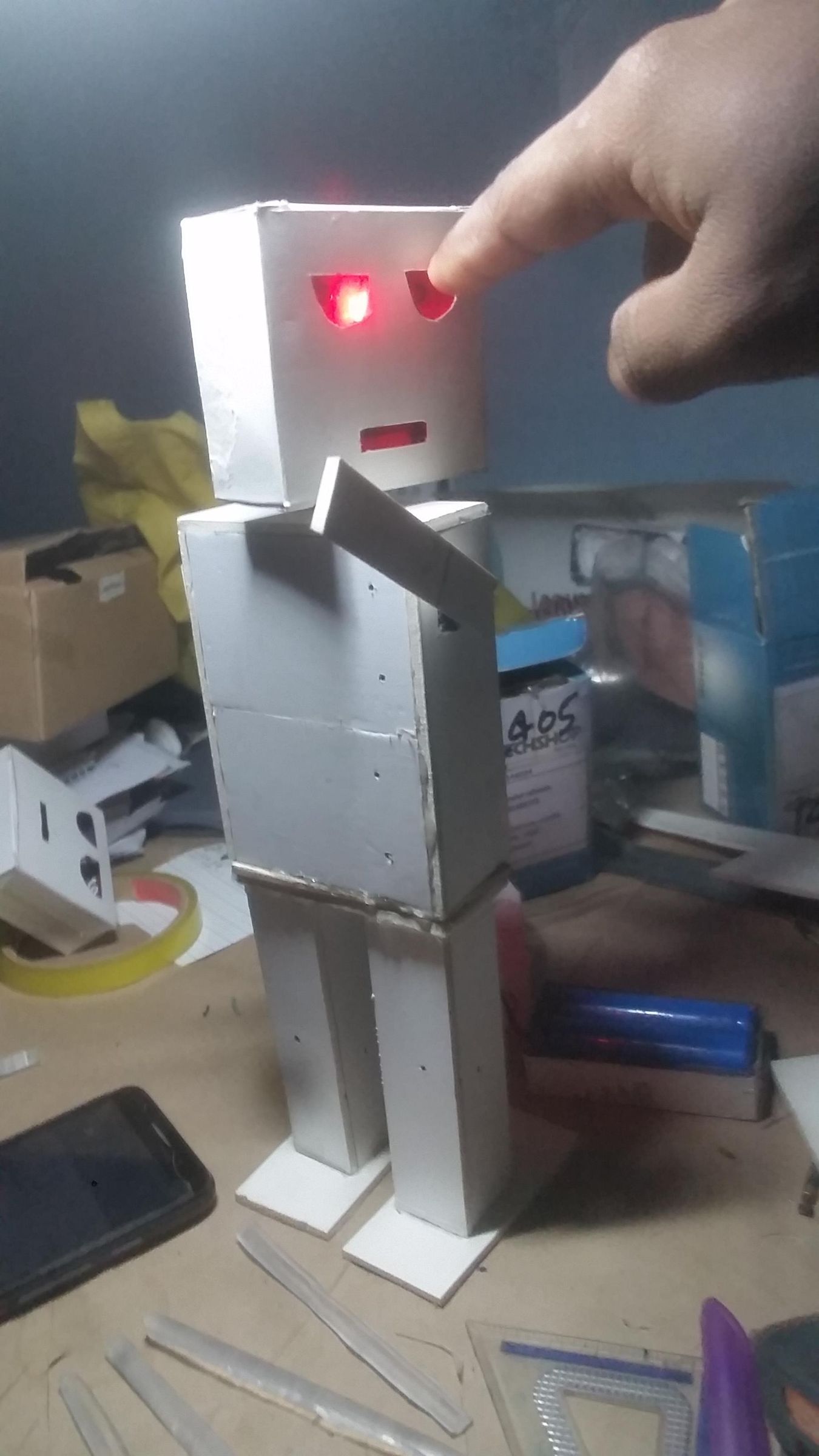 Easy to Make Talking Humanoid Robot! : 7 Steps (with Pictures ...