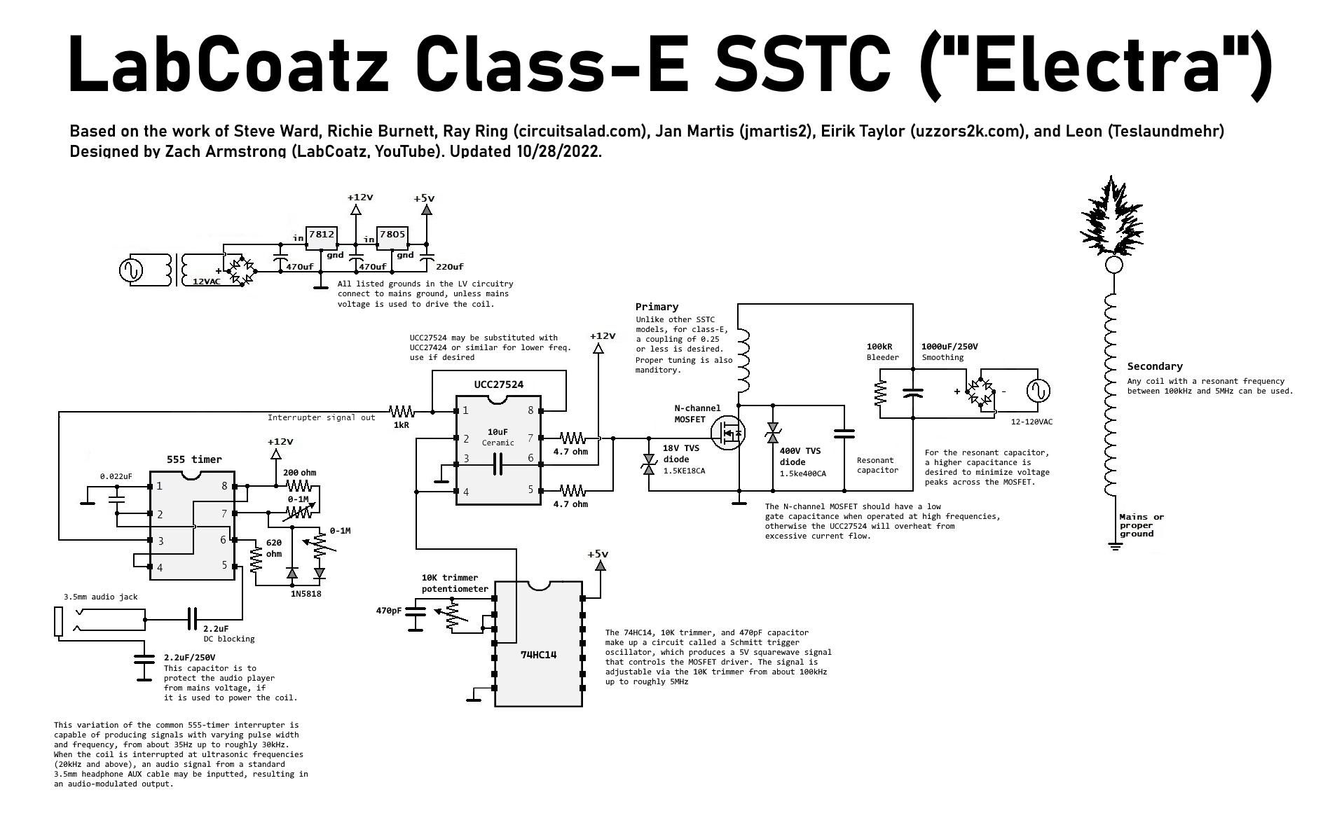 Making the Ultimate Class-E Musical Tesla Coil (Single-FET SSTC) | a ...